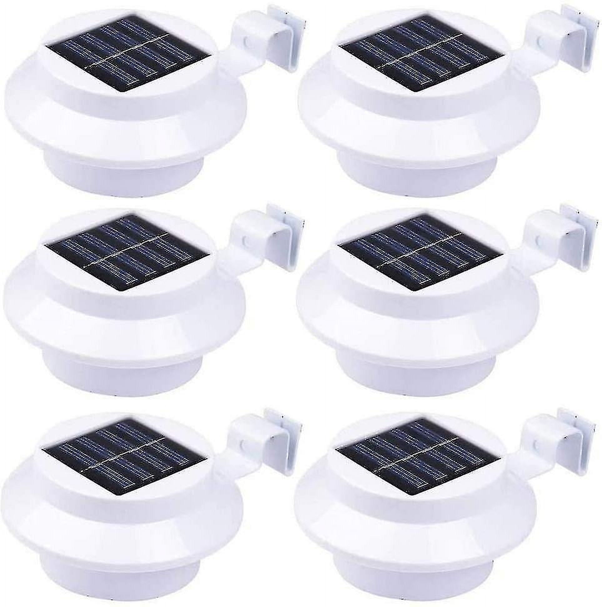 Gutter Solar Lights, Outdoor Led Lighting With Light Sensor Auto On/Off ...