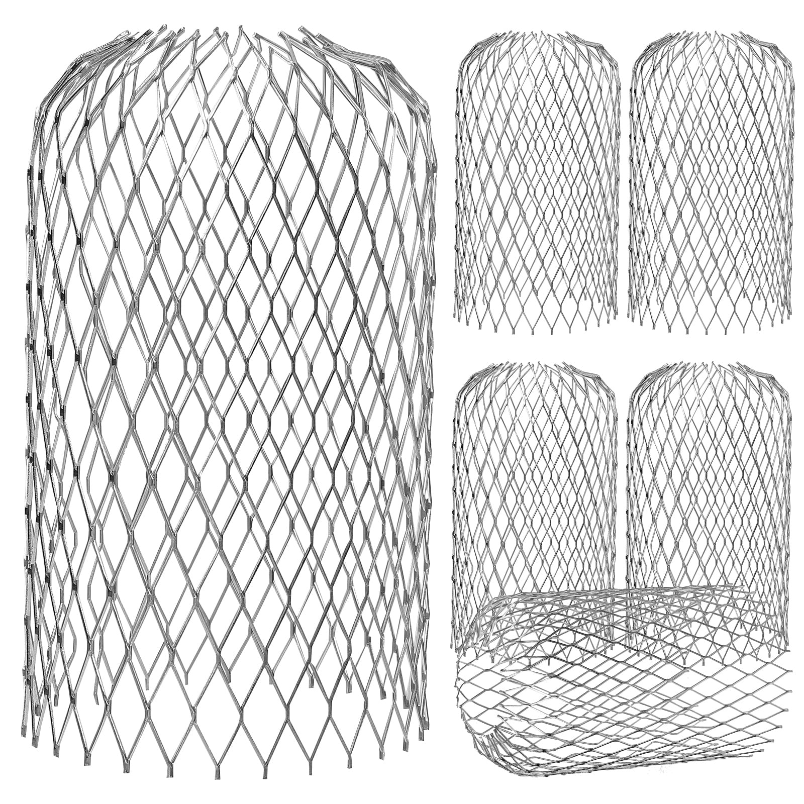 Gutter Strainer,6Pcs Gutter Guard Strainer 3 Inch Mesh Leaf Guards ...