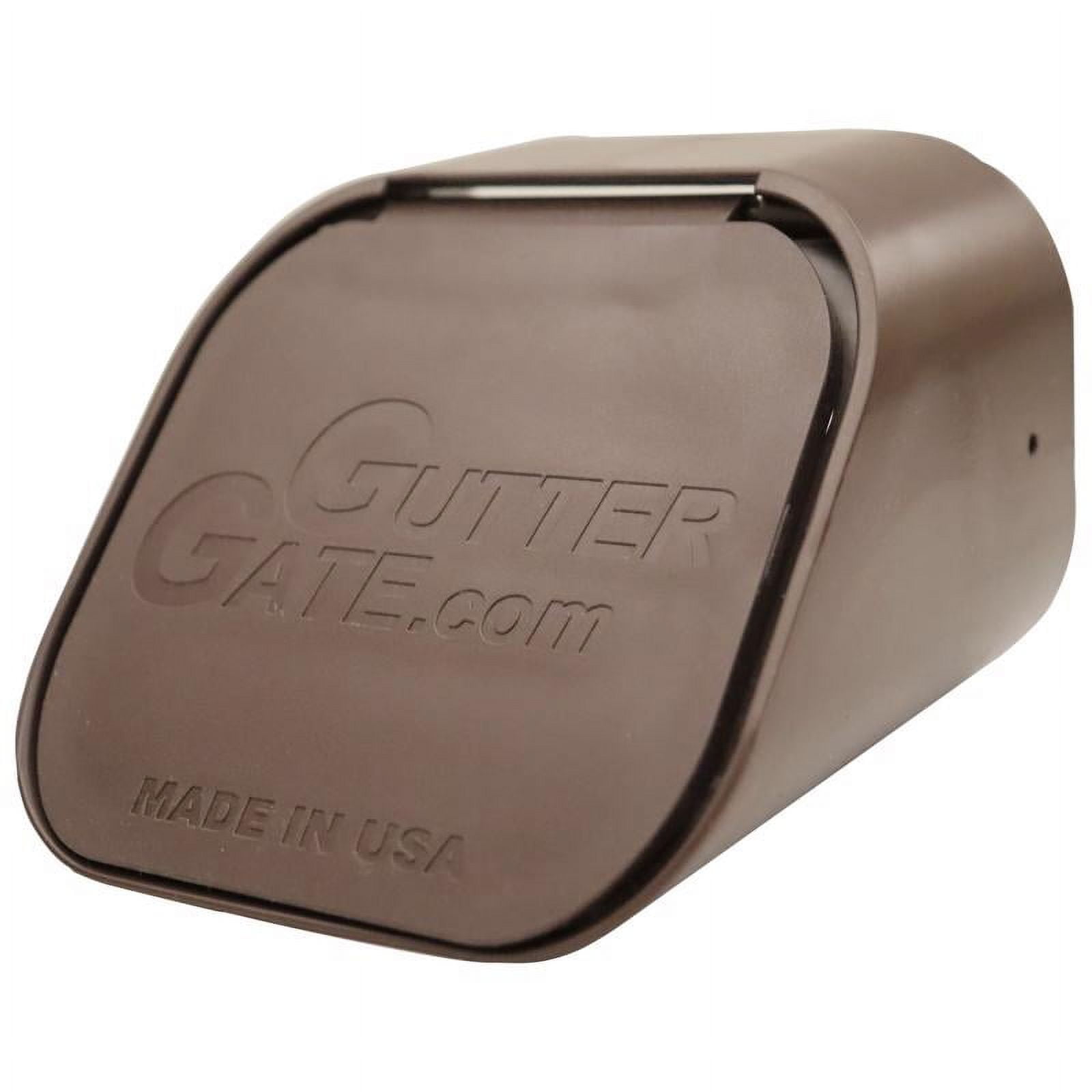 GutterGate 3 in. H X 3 in. W X 4 in. L Brown Plastic Rectangular ...