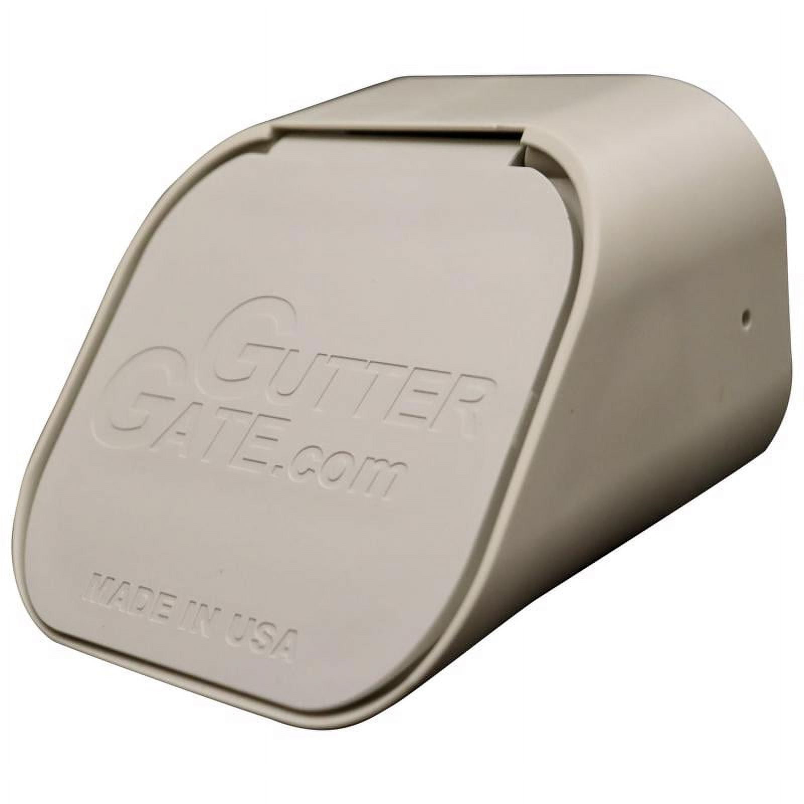 Guttergate White Plastic Rectangular Downspout Adapter, 3 x 3 x 4 in ...
