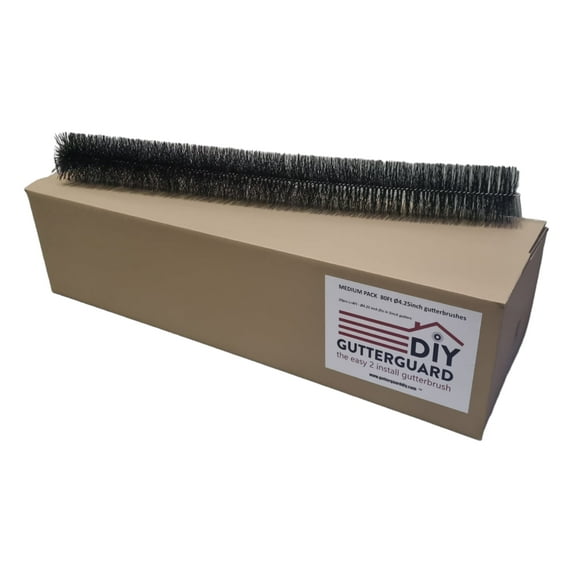 Gutterguard DIY 80ft Gutter Guard – 5" Aluminum Mesh Leaf Filter System ...