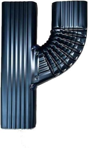 Gutterworks Mfg Inc. Bent Downspout Tie-in Funnels - 2x3 - Black ...