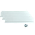 Gutterworks Aluminum Straight Gutter Valley Splash Guard, 3x16 Inches ...