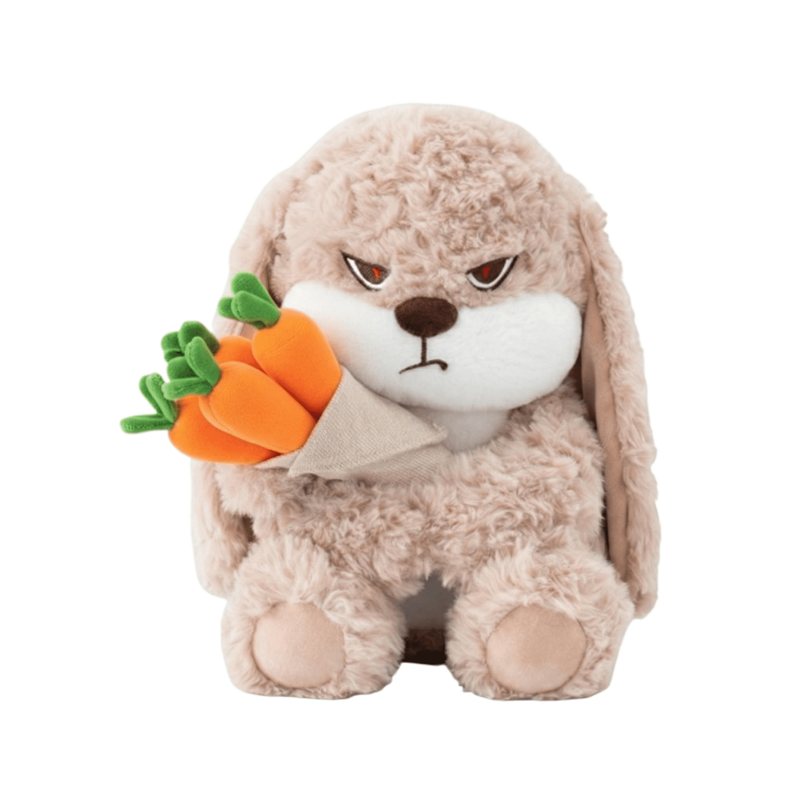 Guvpev 11.4" Grumpy Bunny Stuffed Animal – Angry Rabbit Plush Toys with ...