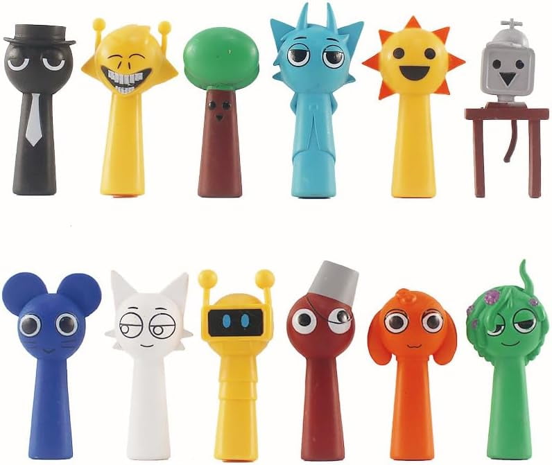 Customer reviews for Guvpev 2.9" Sprunki Toys, 12 Pack Sprunki Action ...