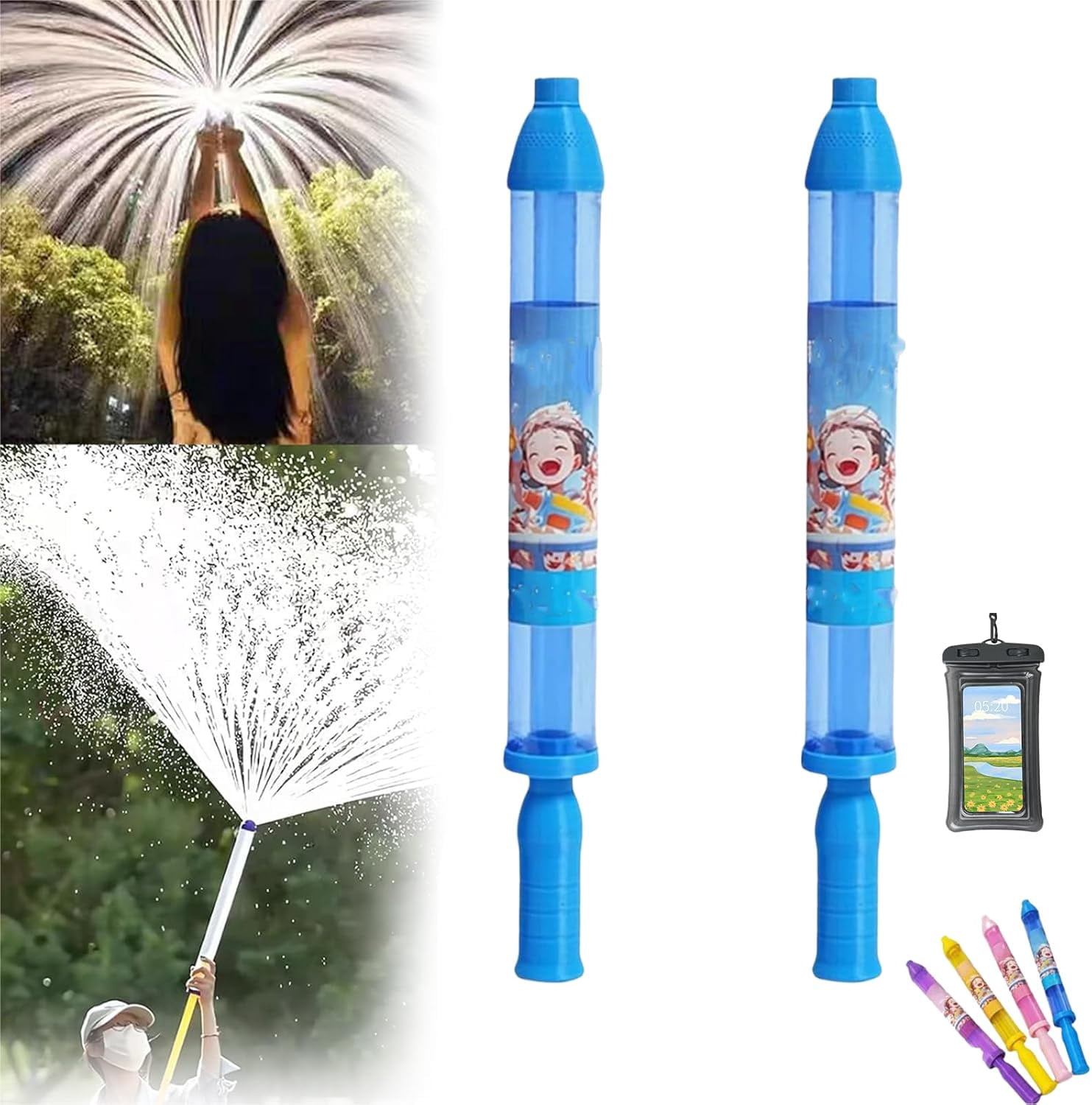 Guvpev 2Pcs Fireworks Water Gun, 2025 New Outdoor Fireworks Water ...