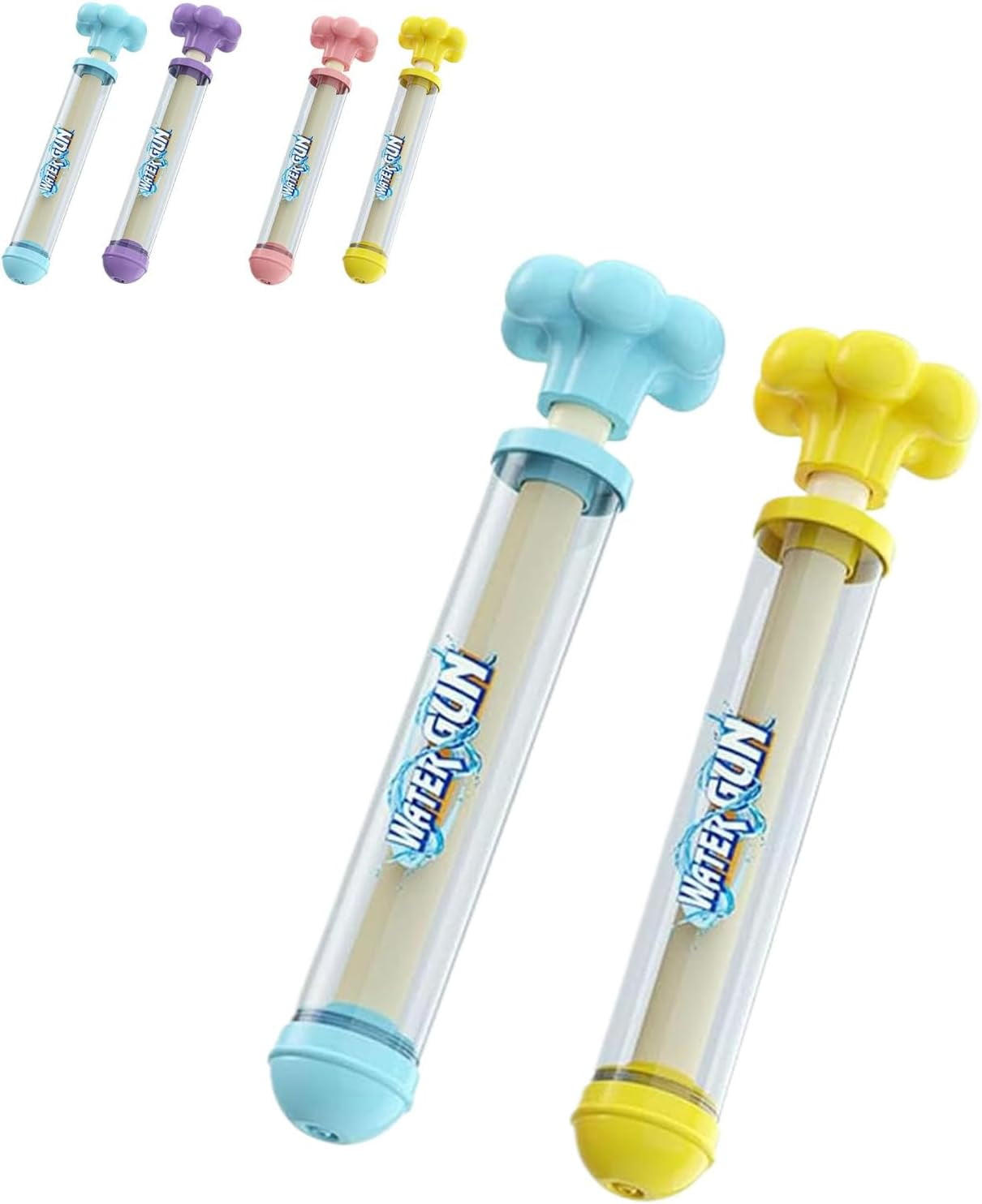 Guvpev 2Pcs Pusher Type Fun Fireworks Water Jet Spray Toy, Romantic ...