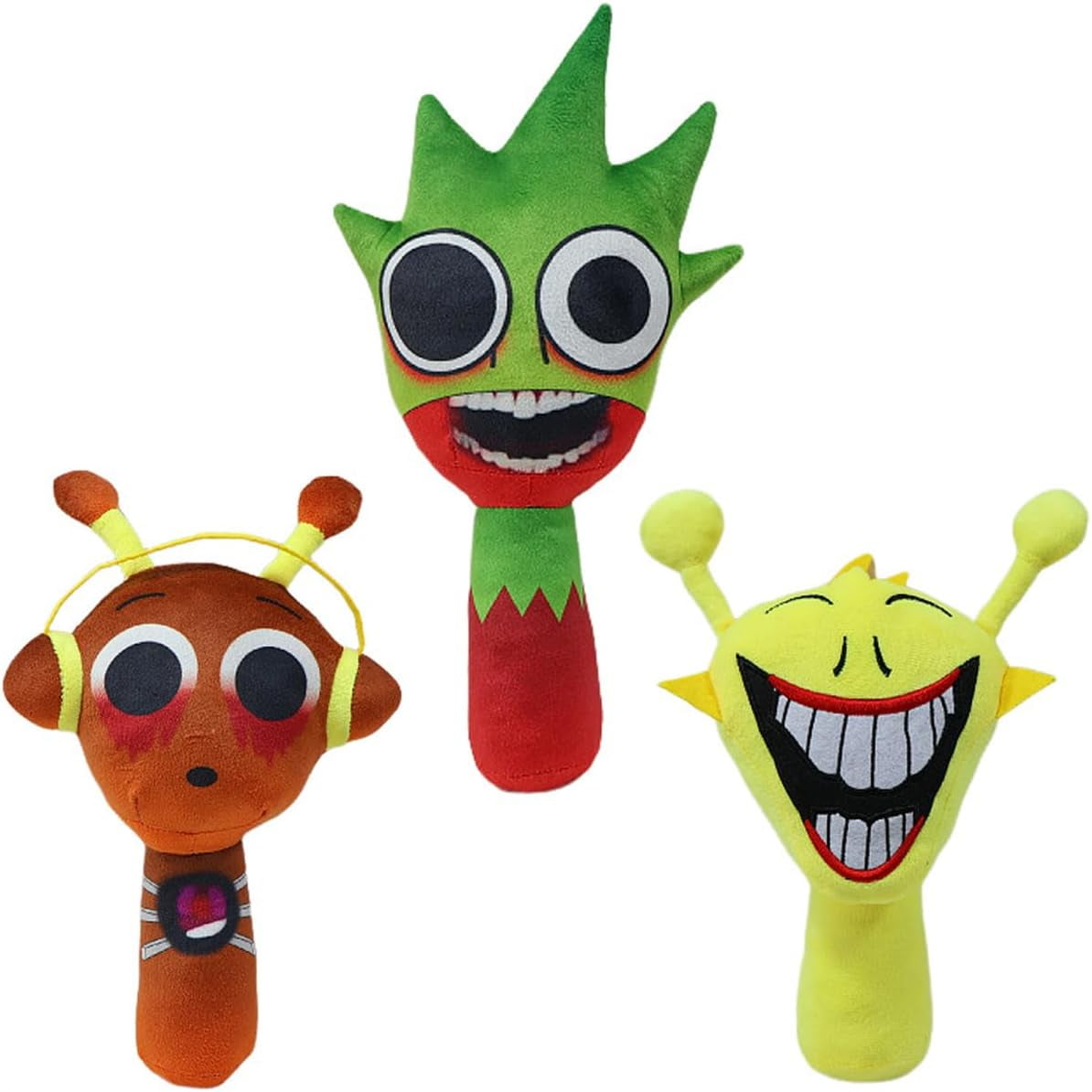 Customer reviews for Guvpev 3Pcs Sprunki Plush Toys, 9.8" Horror Series ...