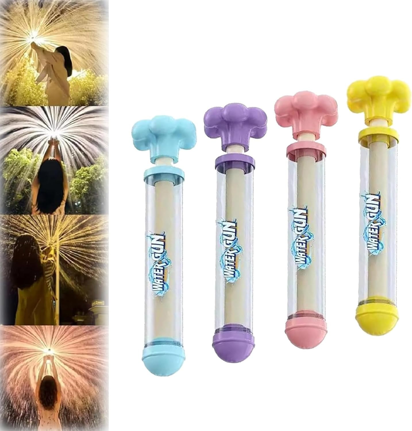 Guvpev 4Pcs Firework Water Gun, Firework Water Gun Squirter, Firework ...