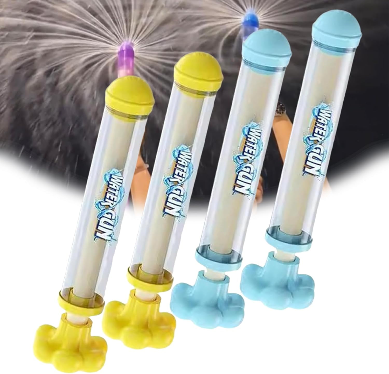 Guvpev 4Pcs Firework Water Gun, Romantic Fireworks Style Water Spray ...