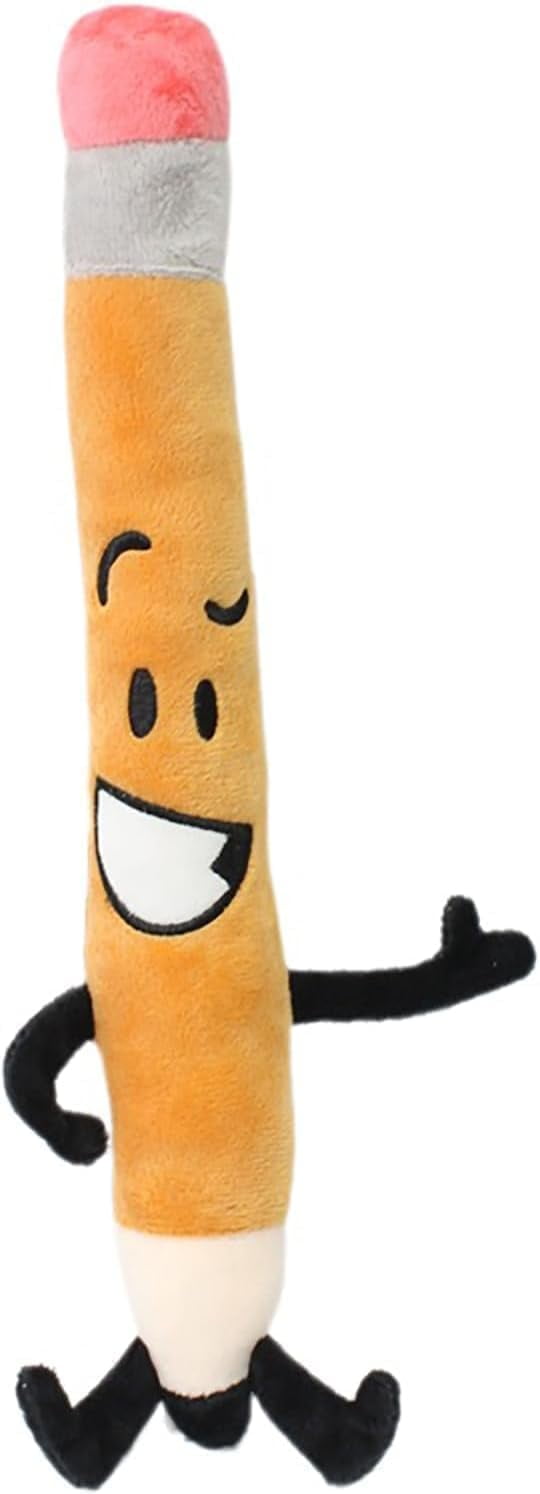 Guvpev BFDI 11.8-Inch Pencil Plush Toys, Cartoon Battle for Dream ...