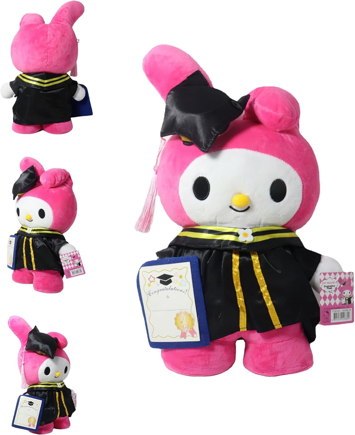 Guvpev Cartoon Melody Large Stuffed Animal Plush Graduation Gifts ...