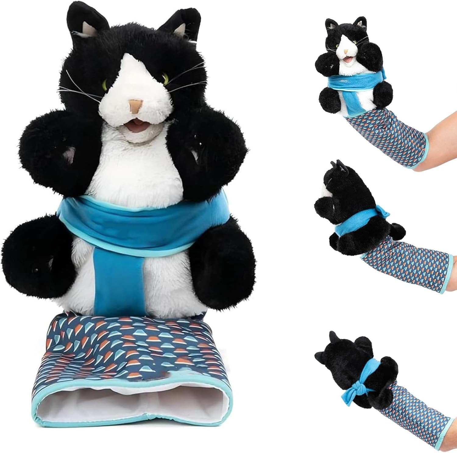 Guvpev Cat Wrestling Toy Puppet - Interactive Cat Puppet Toys - Cat ...