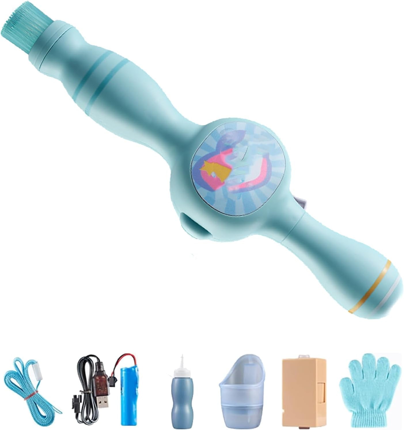 Guvpev Colorful Smoke Bubble Machine - Elastic Bubble Fog Wand, Magic ...