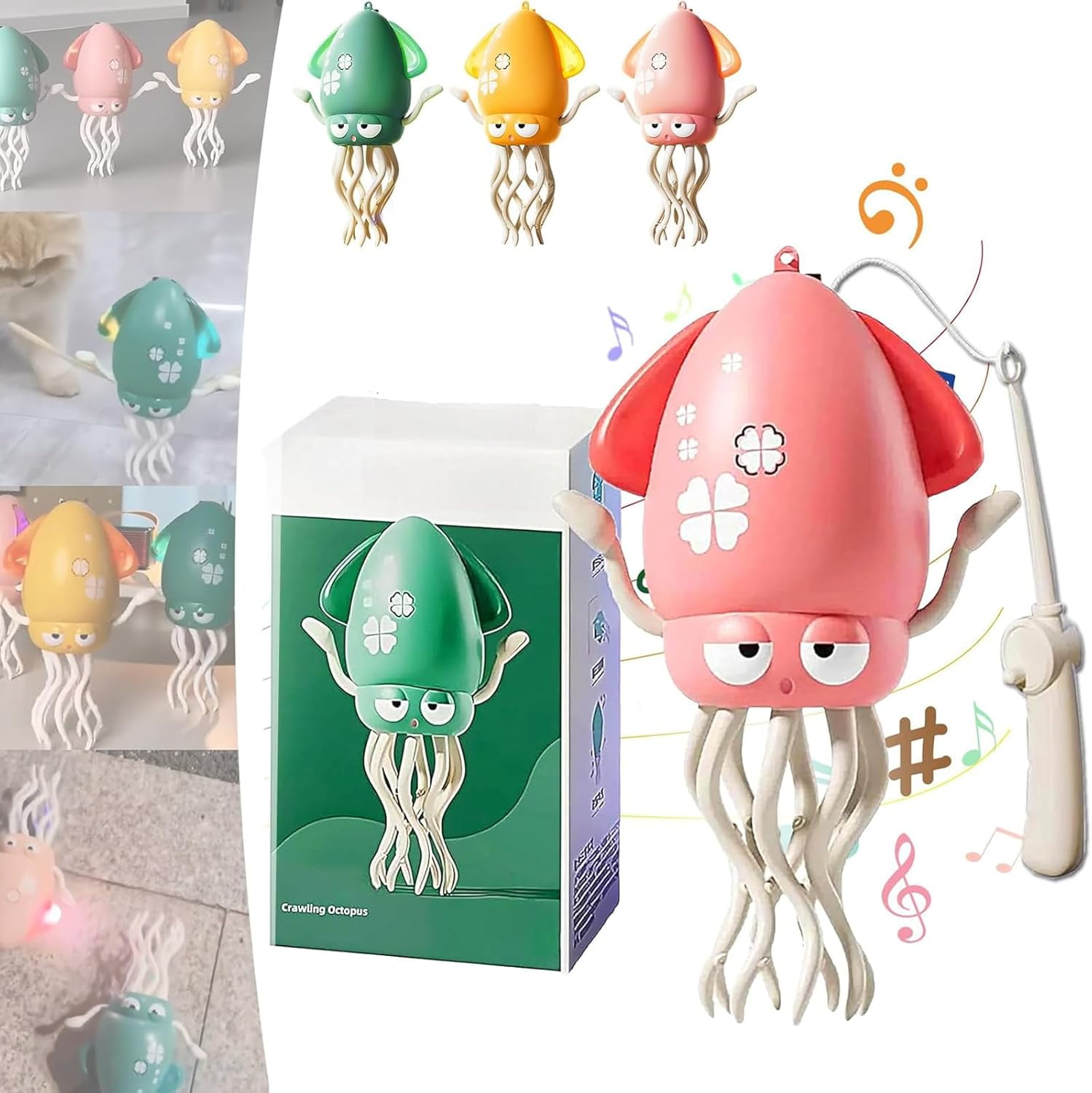Guvpev Dancing Octopus Toy, Smart Tentacle Explorer, Wiggly Wonder ...