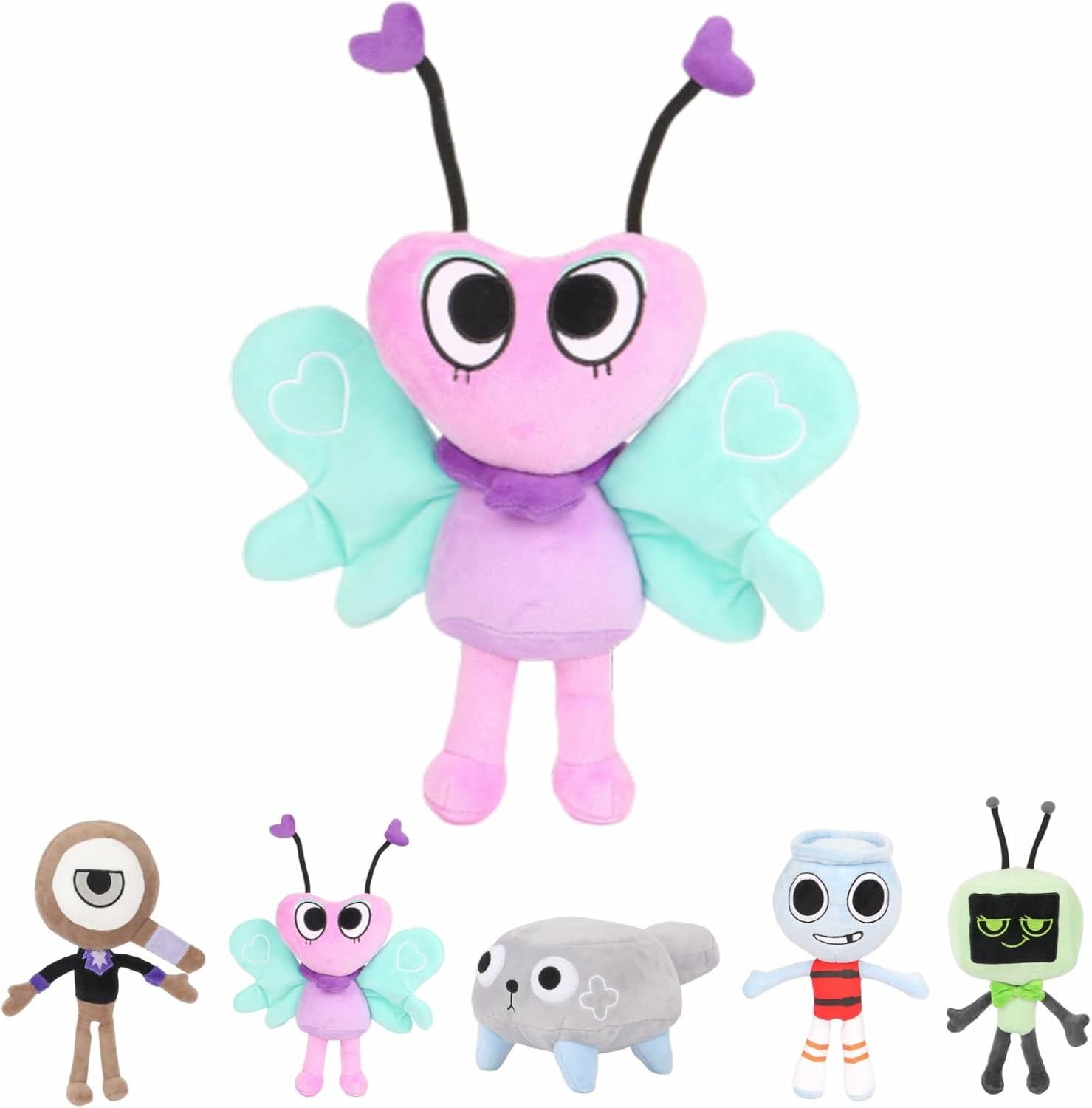 Guvpev Dandy's World 9.8" Flutter Plush, Dandy's World Horror Game ...