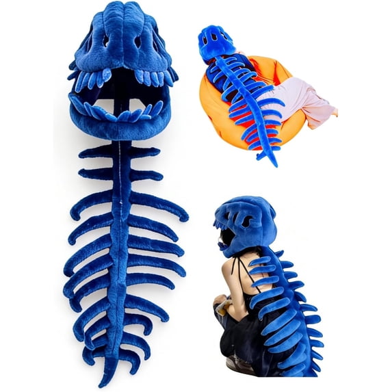 Guvpev Dinosaur Skeleton Costume Set – Realistic Spinosaurus-Style ...
