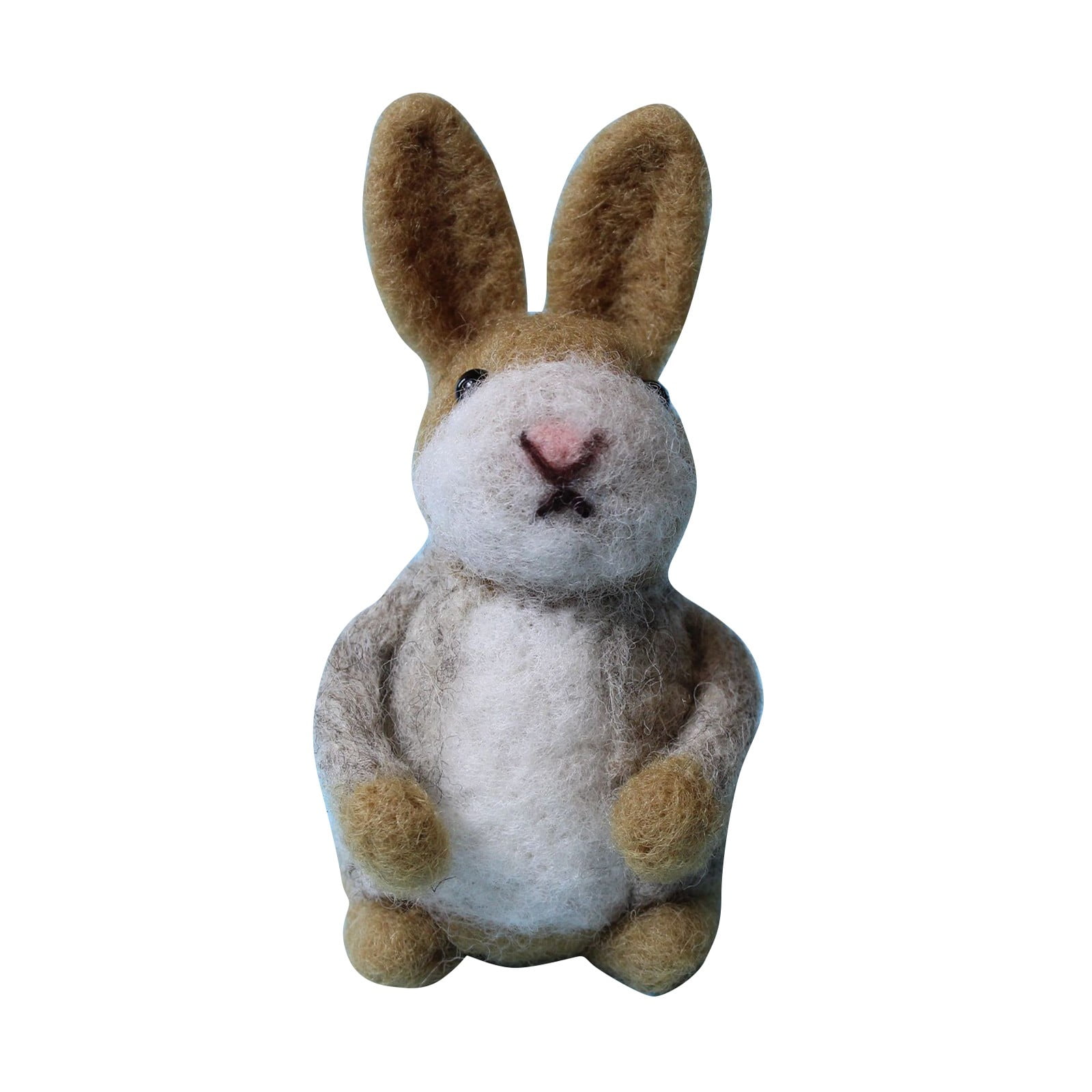 Guvpev Easter Decorations Wool Felt Bunny Plush - 2.75" Peter Rabbit ...