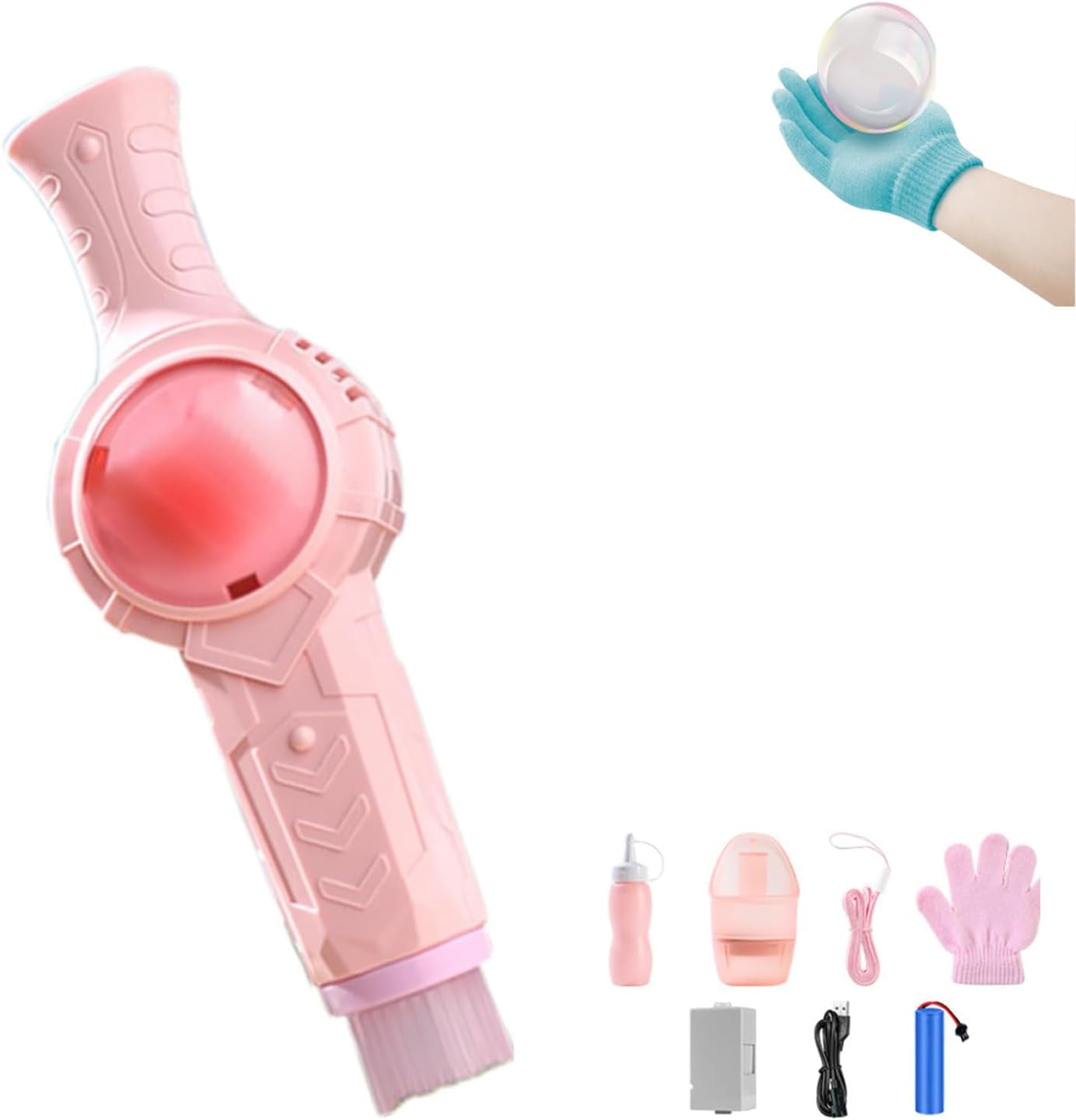 Guvpev Elastic Bubble Fog Wand, Colorful Smoke Bubble Machine & Elastic Magic Wand, Interactive ...