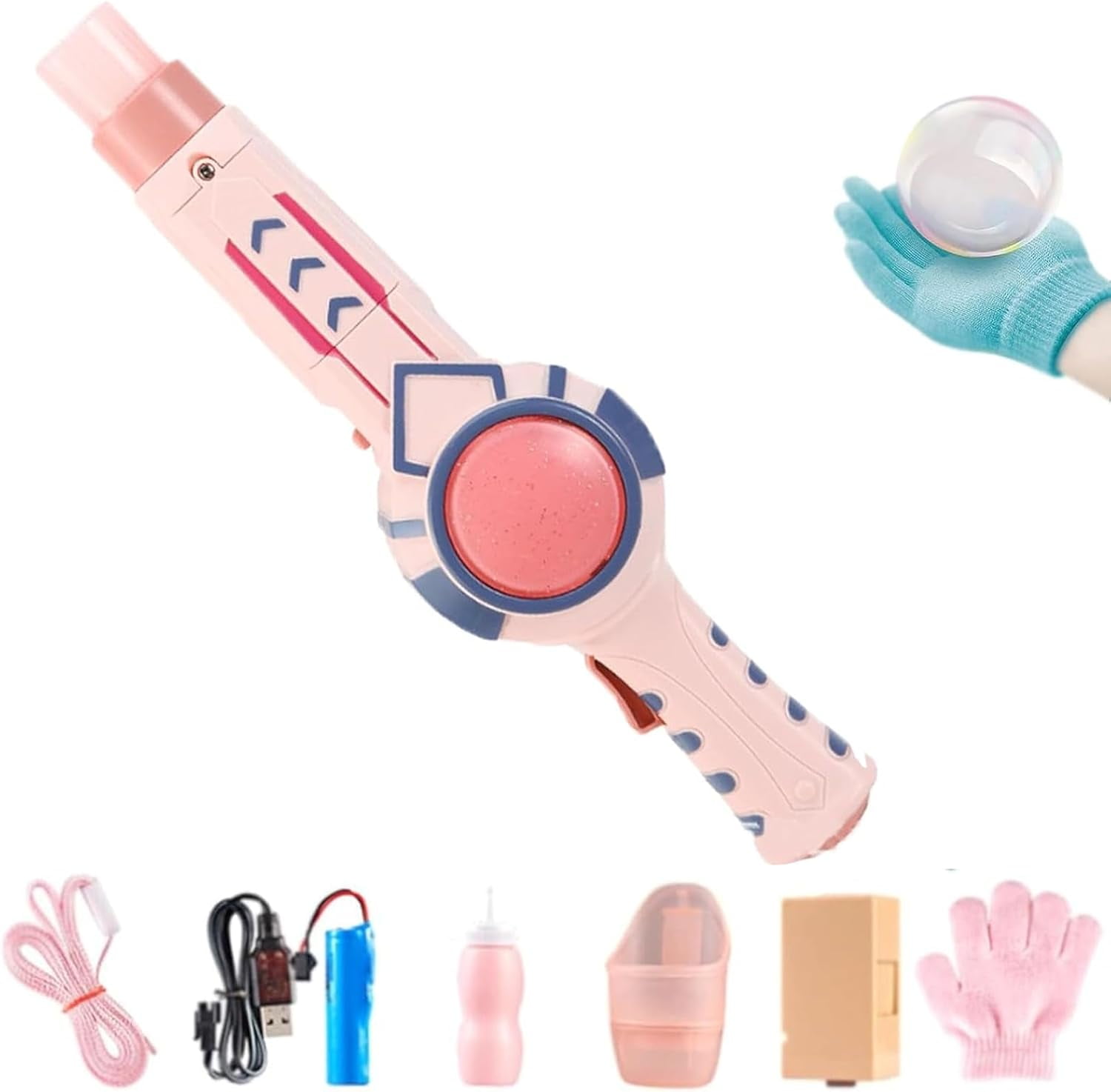 Guvpev Elastic Bubble Fog Wand, Smoke Bubble Machine, Magic Interactive ...