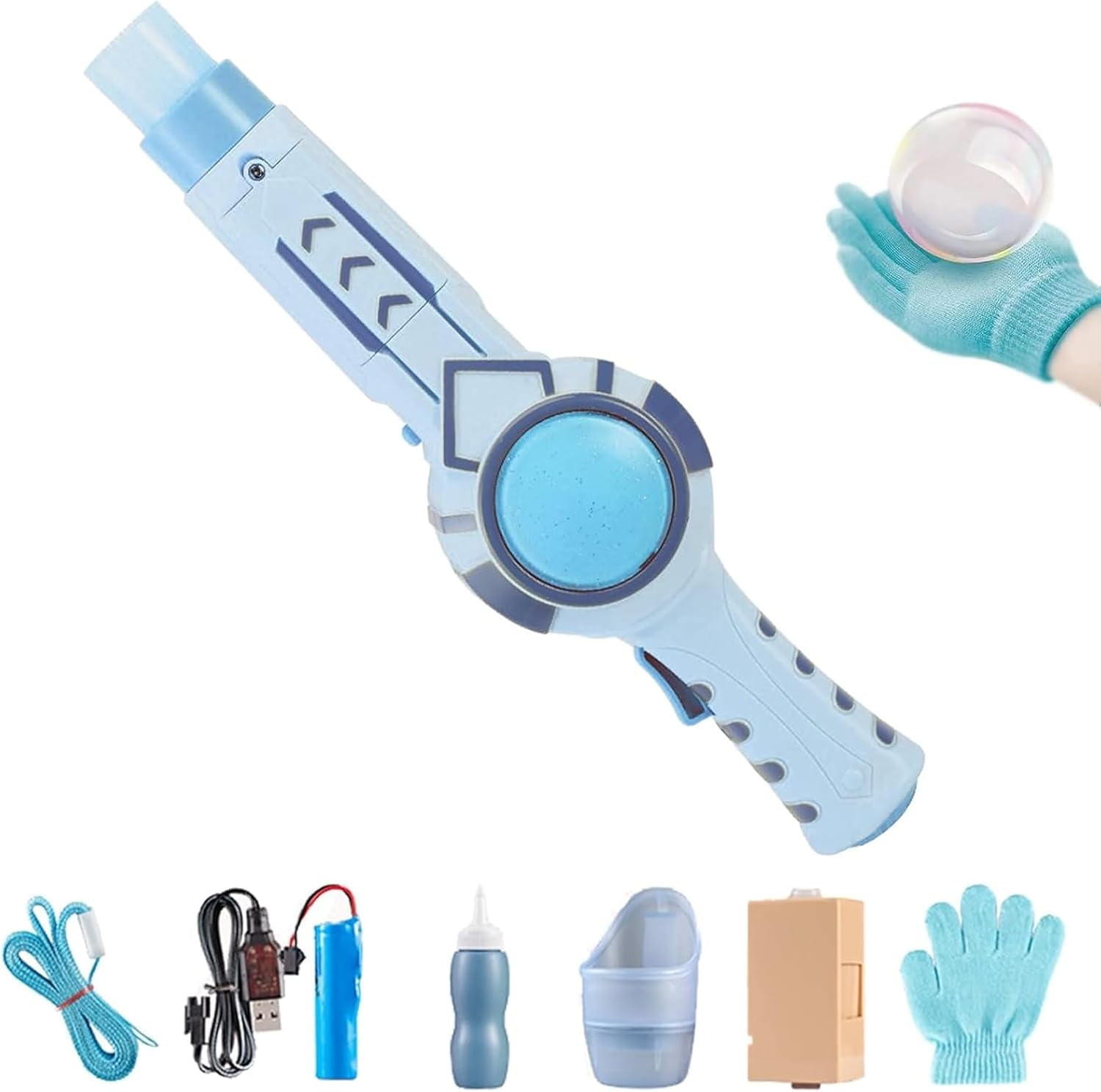 Guvpev Elastic Bubble Fog Wand, Smoke Bubble Machine, Magic Interactive ...