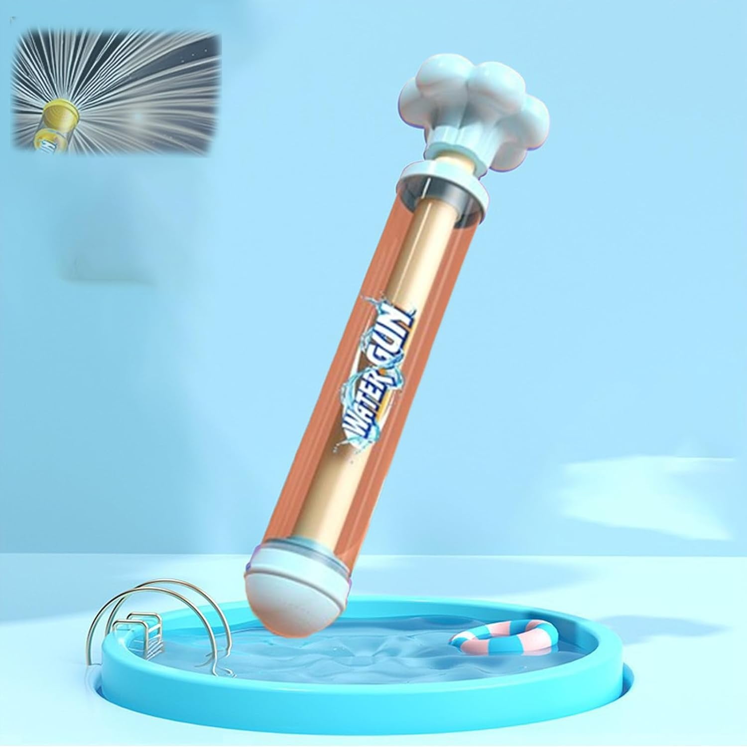 Guvpev Firework Water Gun, Firework Water Spray Gun, High Pressure Pull ...