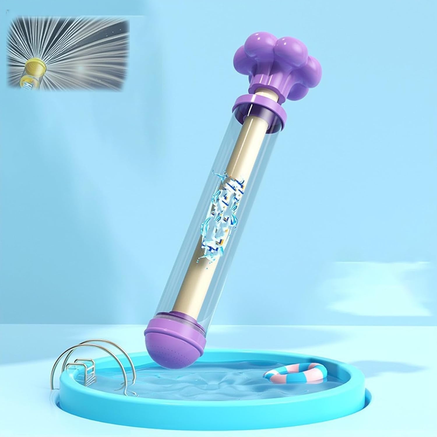 Guvpev Firework Water Gun, Firework Water Spray Gun, High Pressure Pull ...