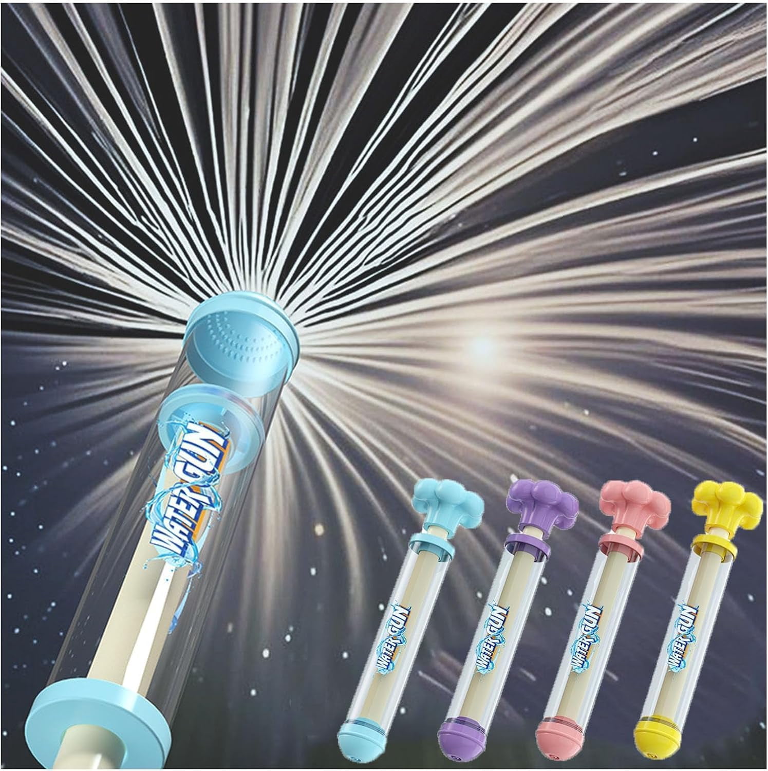 Guvpev Fireworks Water Gun, Fireworks Style Water Spray Props Suitable ...