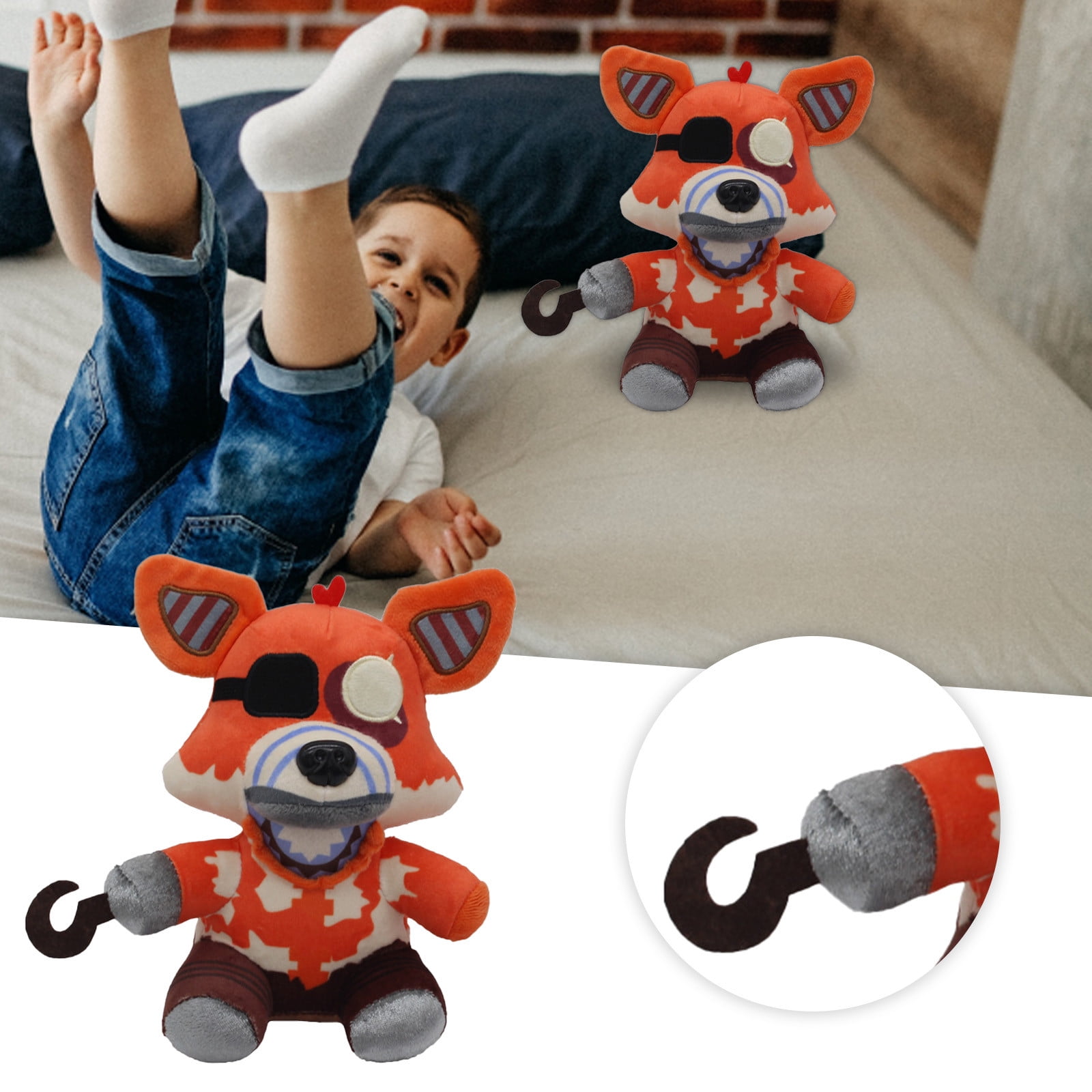 Guvpev Five Nights at Fre_ddy's Plush Toys, 7.8“ FNAF Security Breach ...