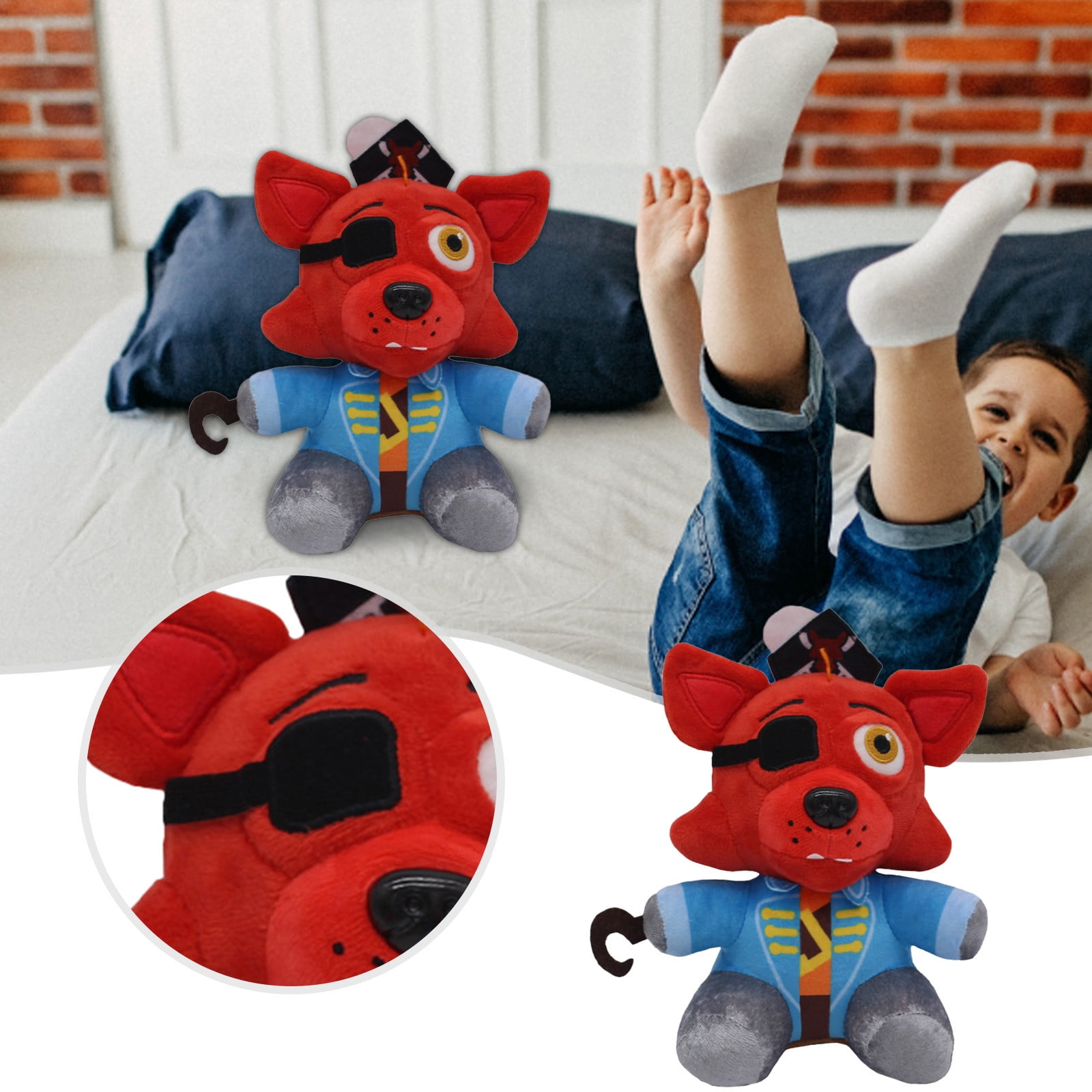 Guvpev Five Nights at Freddy's Plush, 7.8" FNAF Plush, FNAF Security ...