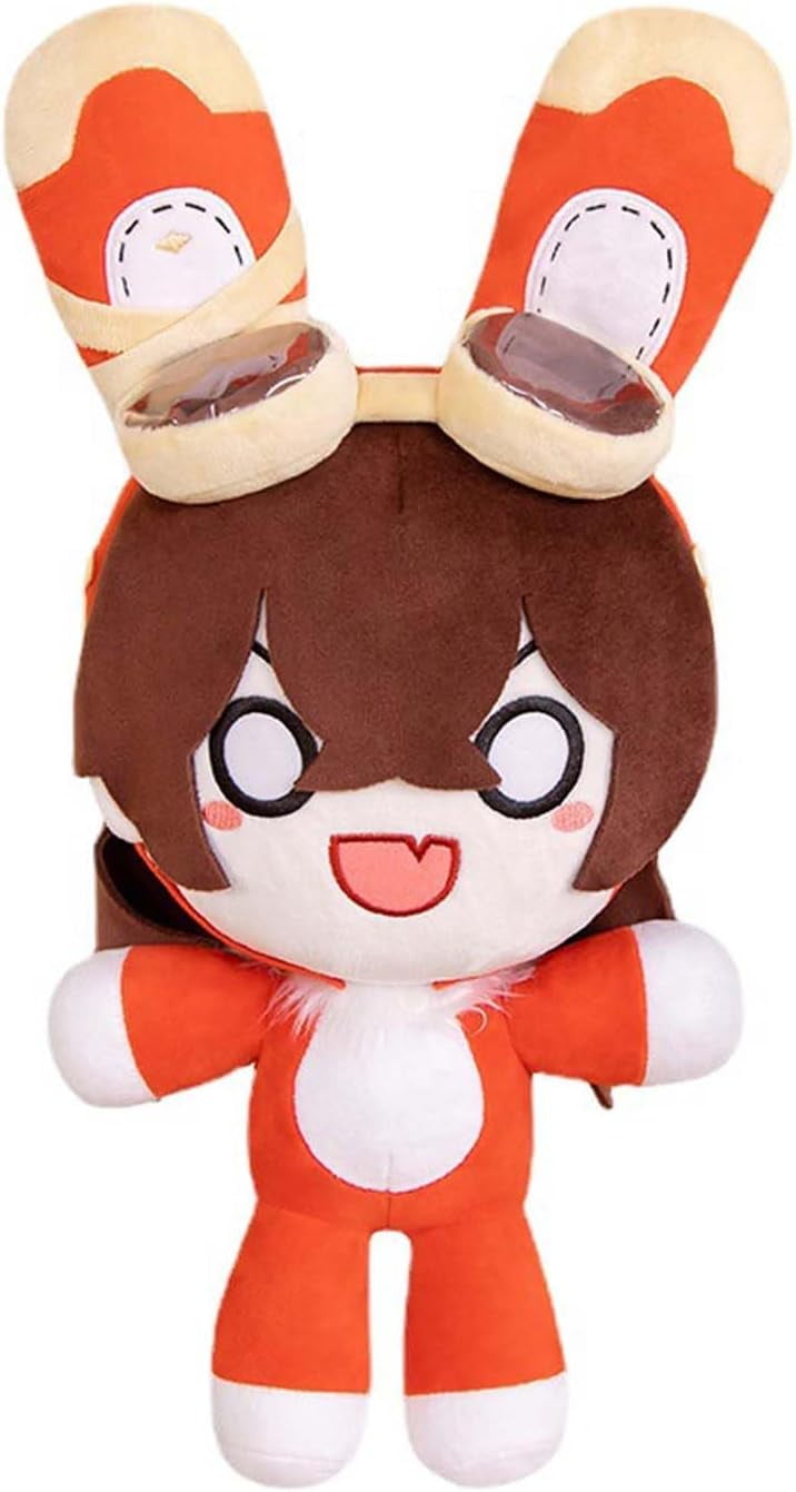Guvpev Genshin Impact Plush: Amber Baron Bunny Plushies Anime Figure ...