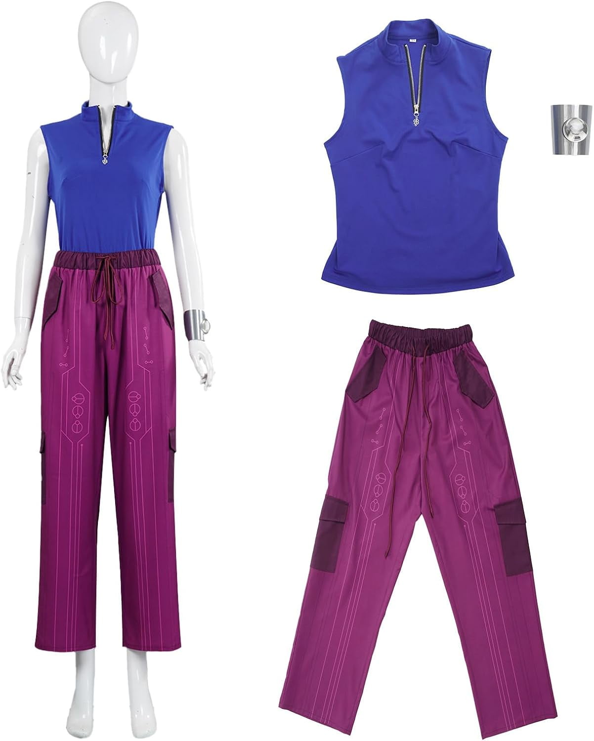 Guvpev Girls Zombies 4 Costumes Addison Well Zombies Costume Vest ...