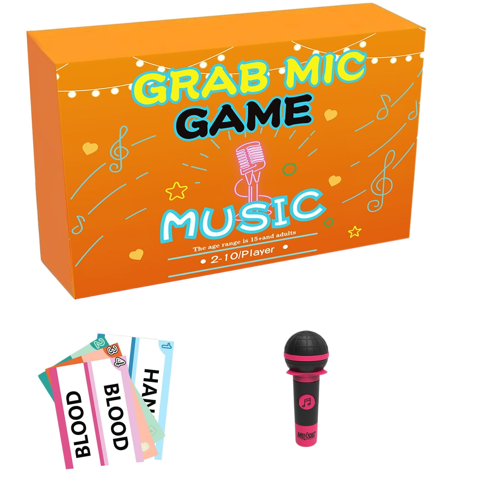 Guvpev Grab Th Mic Game – Family Karaoke, Grab Th Mic Party, 2-10 ...