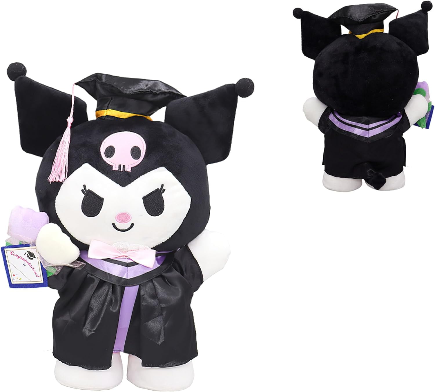 Guvpev Hello Kitty and Friends 13.7" Kuromi Plushies Graduation Gifts ...