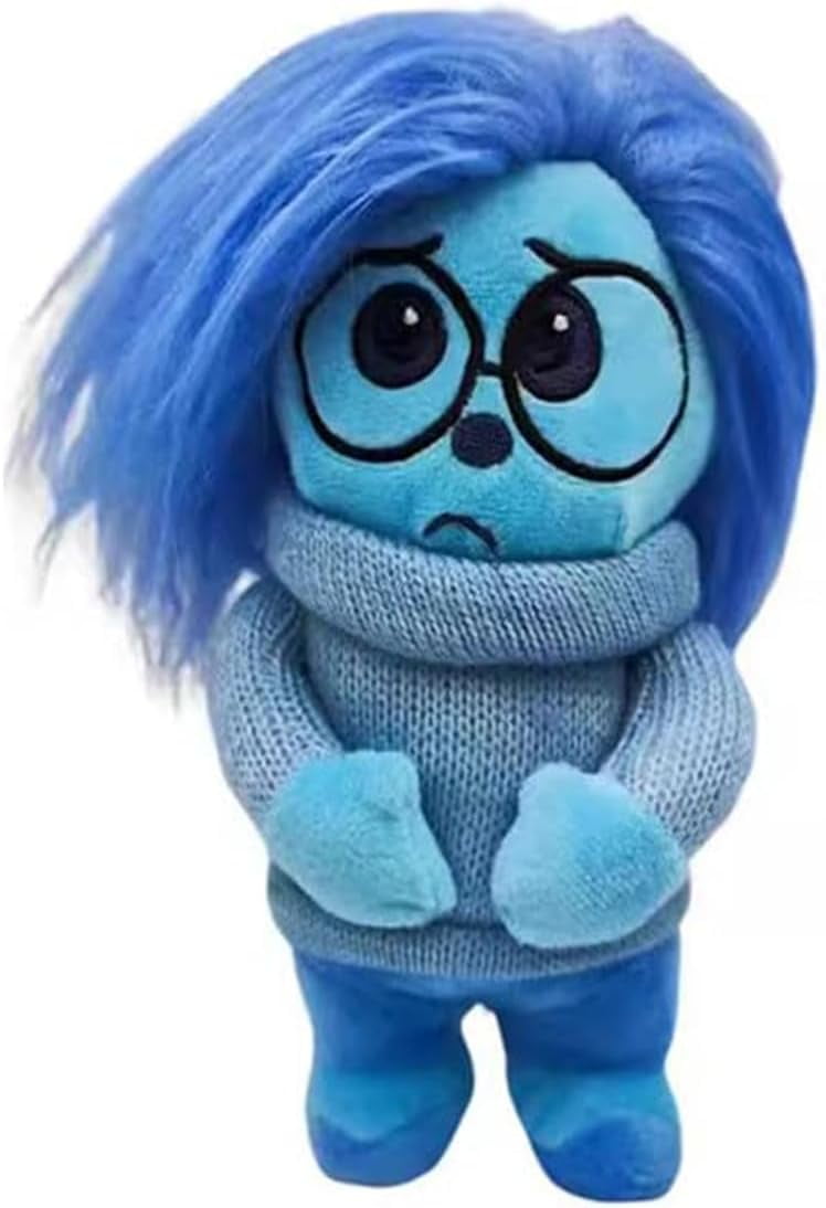 Guvpev Inside Out 2 Plushies, 8.9" Inside Out Sadness Plush Toys, Soft ...