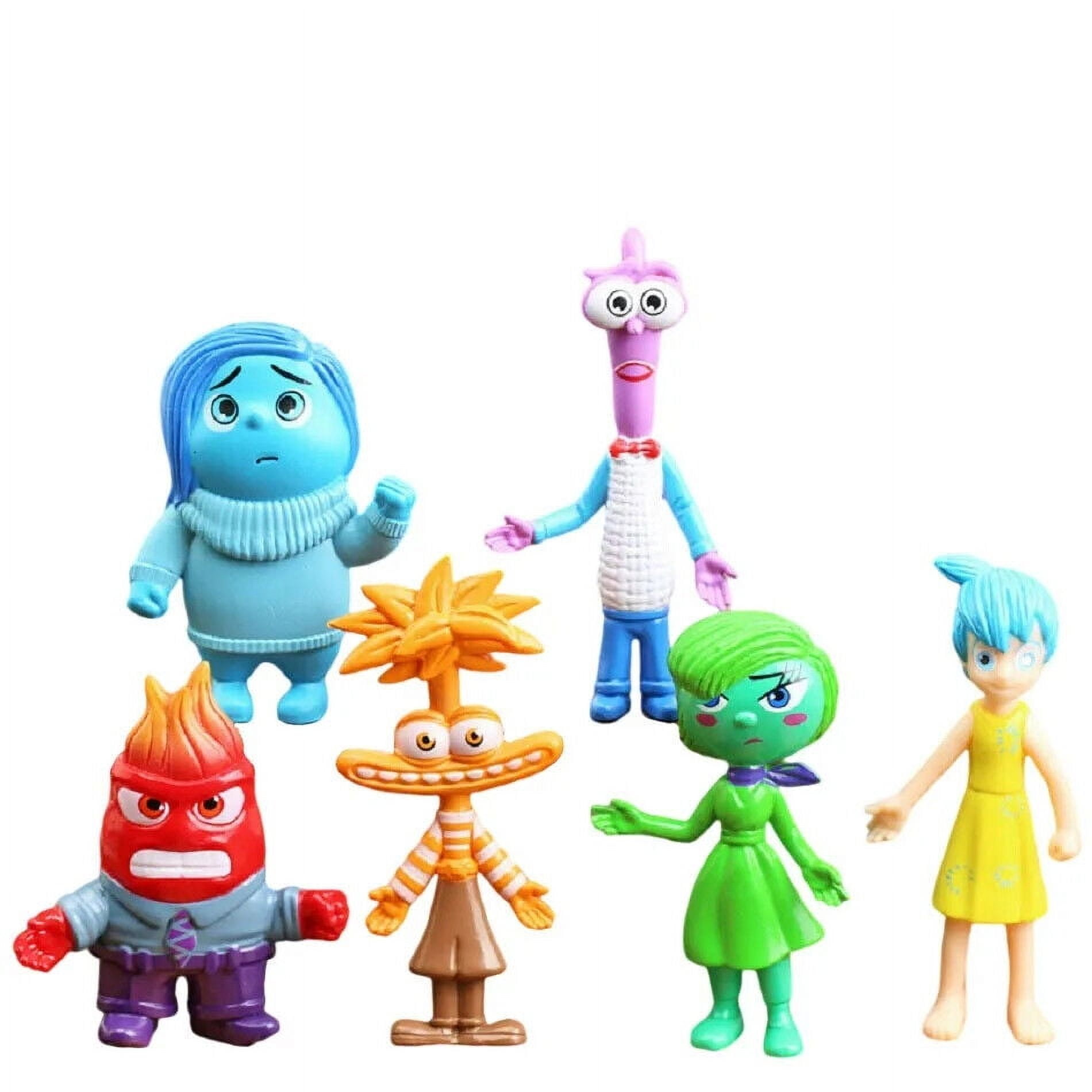 Guvpev Inside Out 2 Pixar Toys, 6 Character Story Collection, Action ...