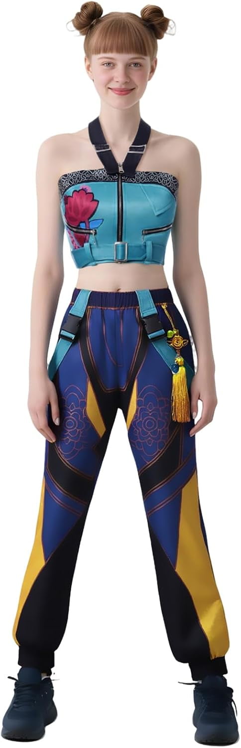 Guvpev KPop Demon Hunters Huntrix Costume Women Rumi/Mira/Zoey ...