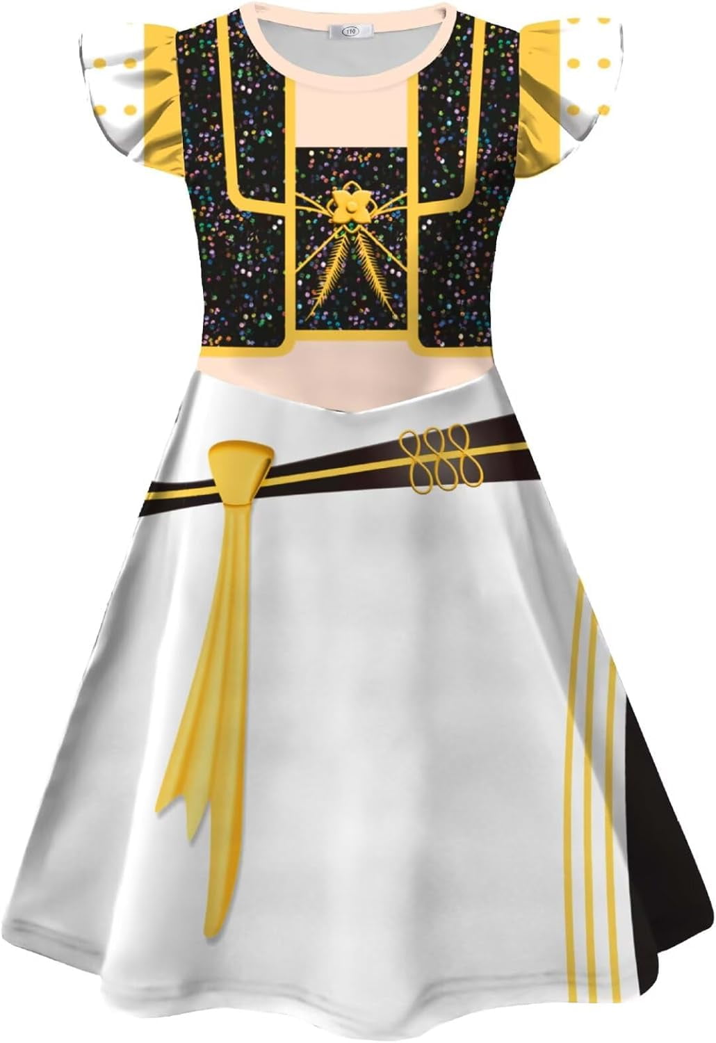 Guvpev KPop Demon Hunters Huntrix Princess Dress, Halloween Costumes for Girls, Rumi/Zoey/Mira ...