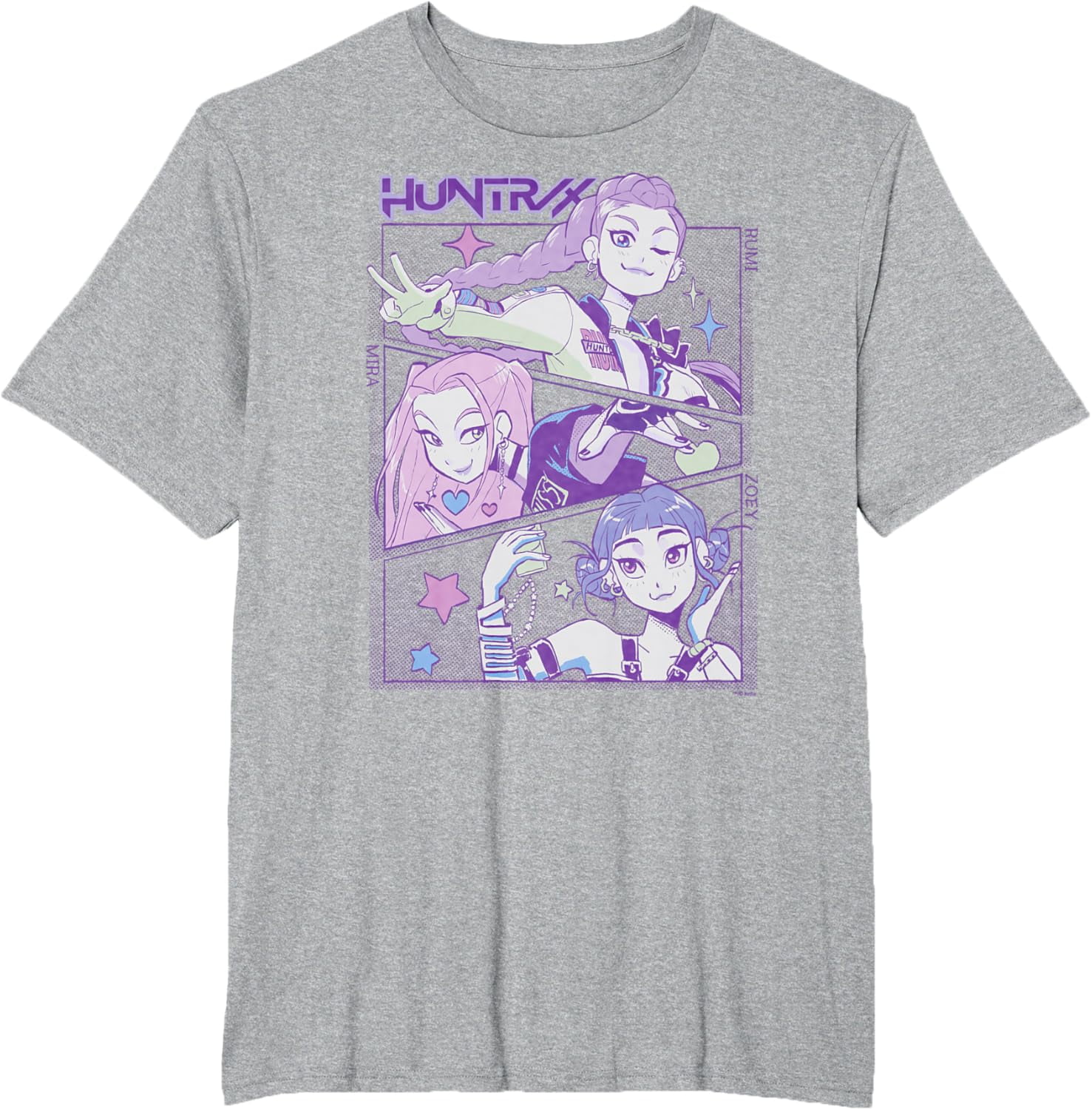 Guvpev KPop Demon Hunters Huntrix T-Shirt, Kpop Idol Group Huntrix ...