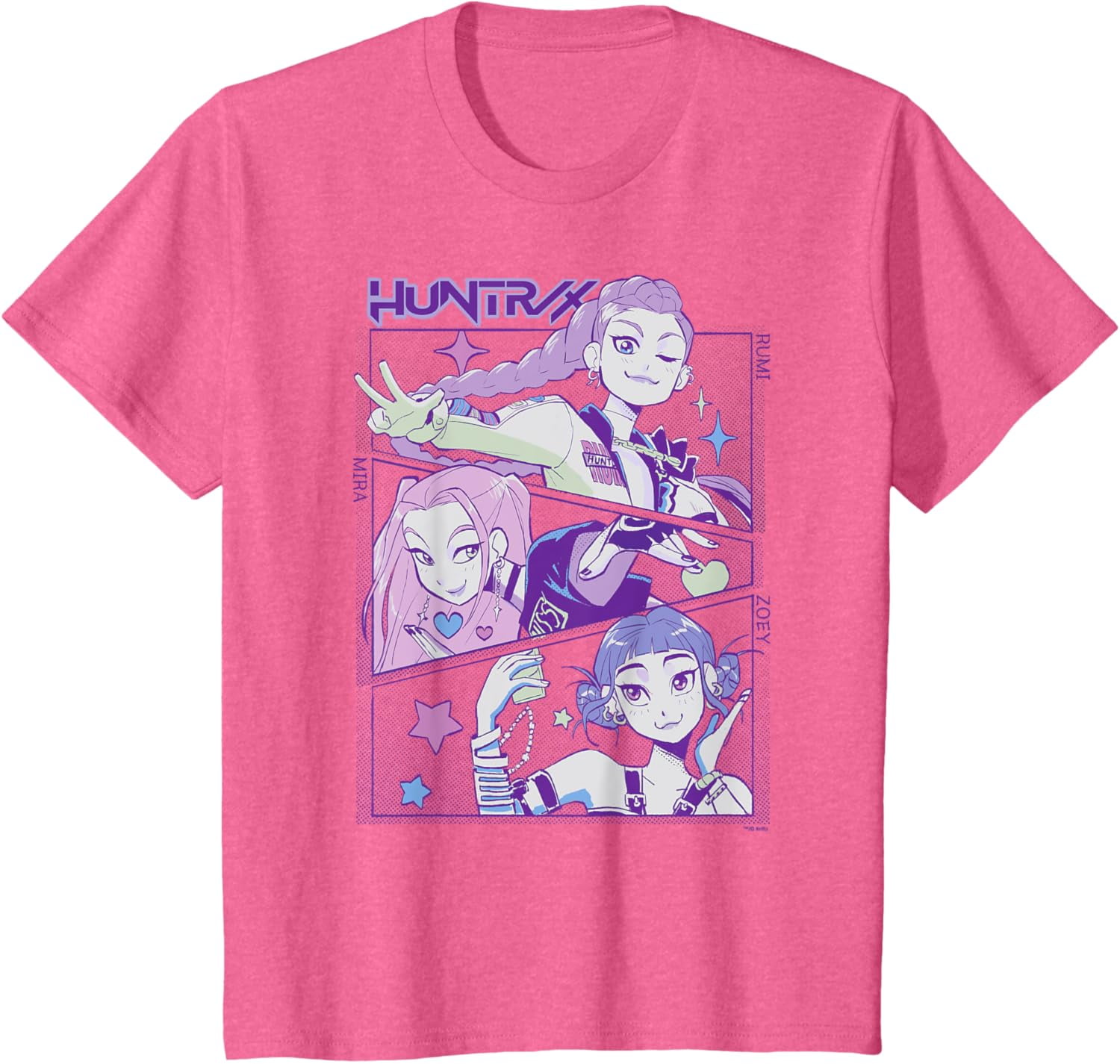 Guvpev KPop Demon Hunters Huntrix T-Shirt, Kpop Idol Group Huntrix ...