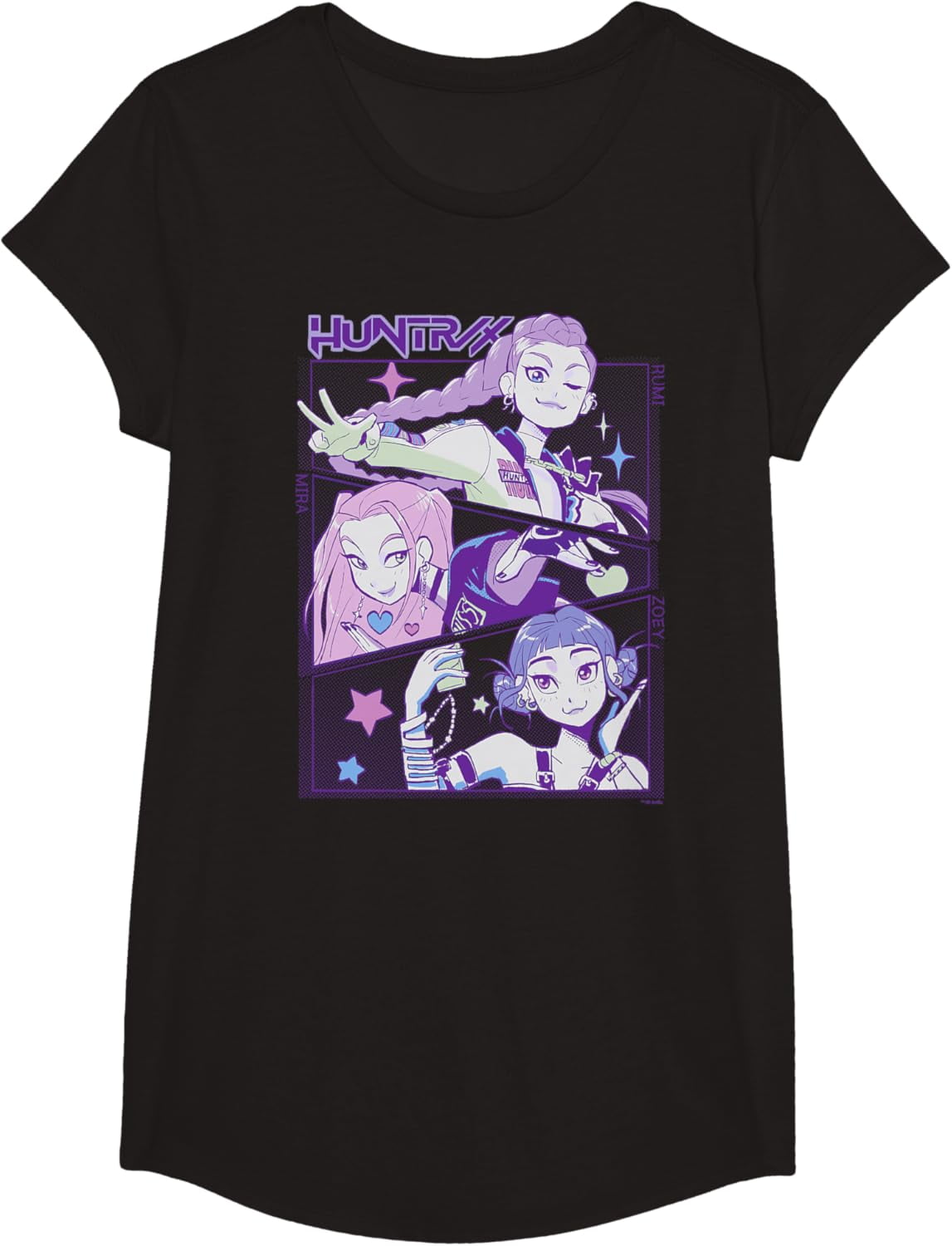 Guvpev KPop Demon Hunters Huntrix T-Shirt, Kpop Idol Group Huntrix ...
