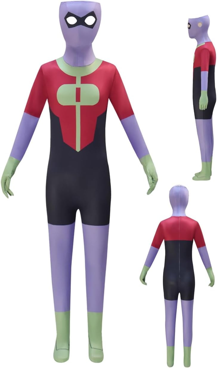 Guvpev Kids Invincible Costume - Kid Omni-Man Cosplay Costume, 3D ...