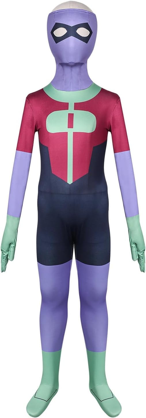 Guvpev Kids Invincible Oliver Grayson Costume, Kid Omni-Man Cosplay ...