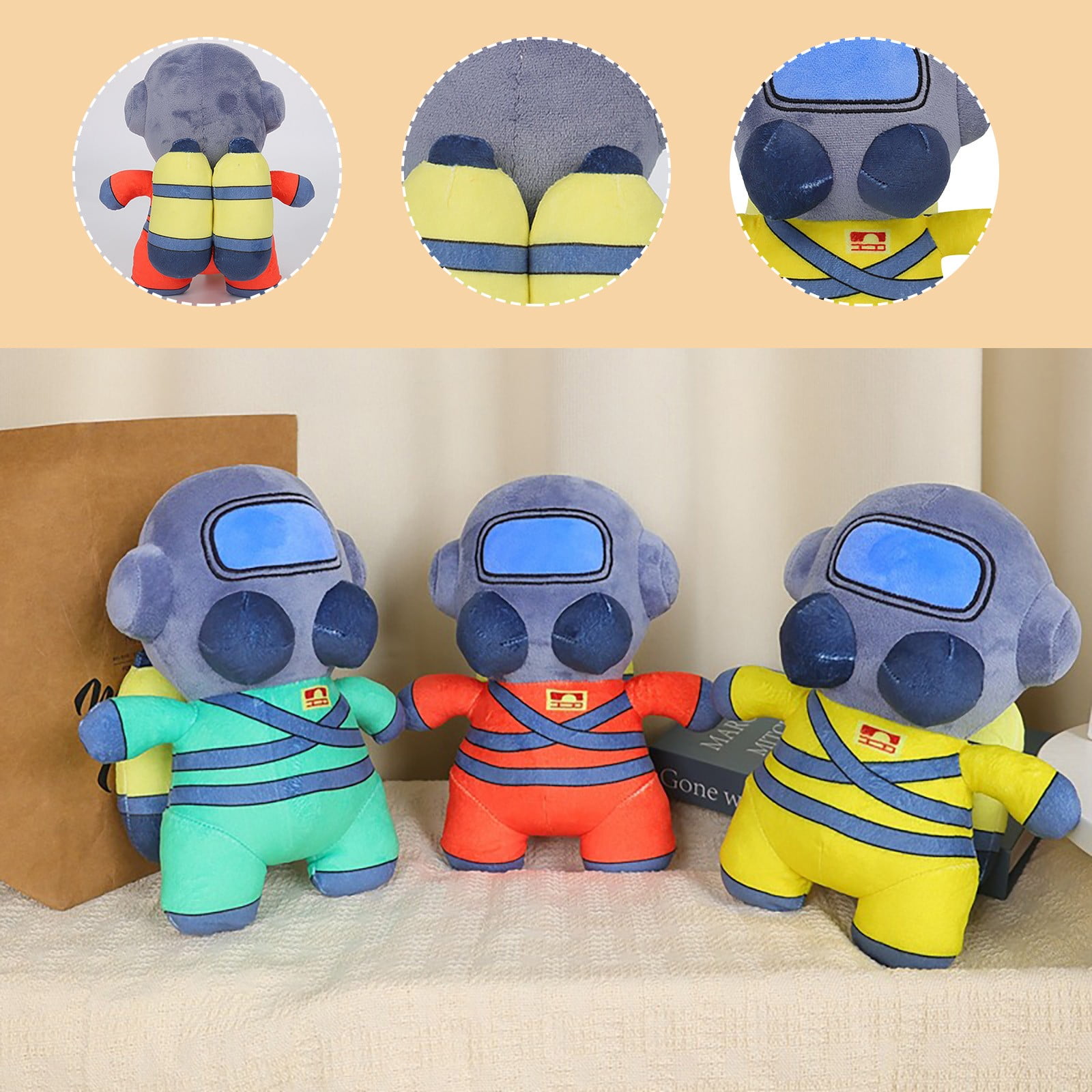Guvpev Lethal Company Plush Lethal Company Employee Plush Doll Lethal ...