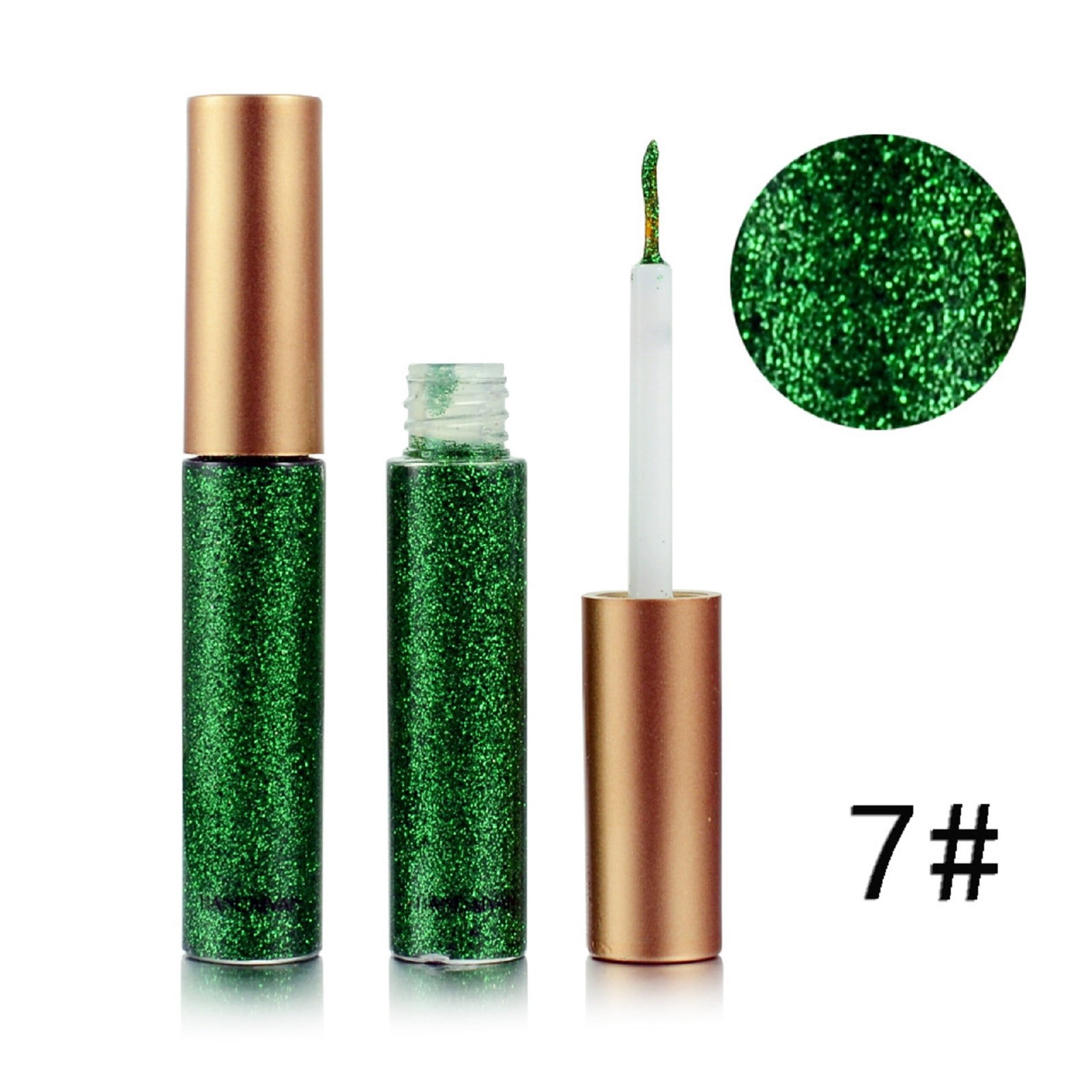 Guvpev Liquid Glitter Eye Shadow, Metal Glitter Waterproof Long-Lasting ...