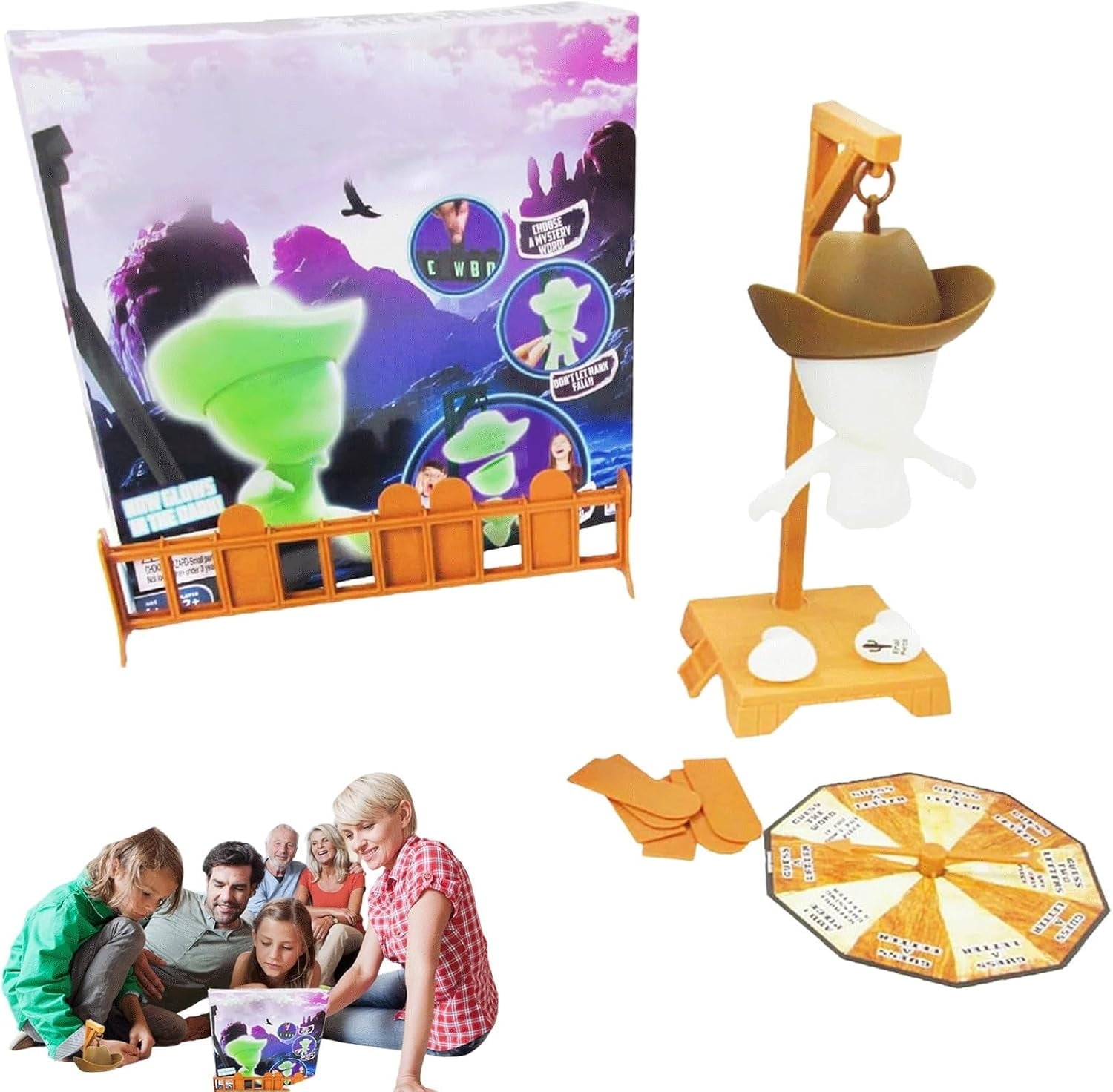 Guvpev Magnetic Hangman Mystery Word Guessing Game, Hangman Game ...