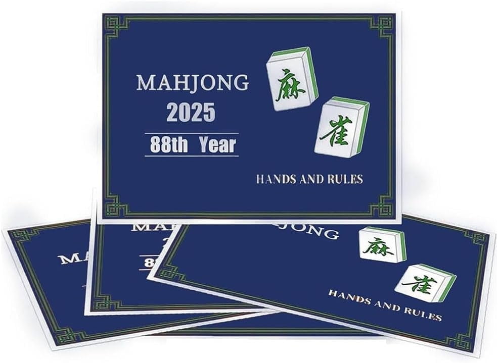 Guvpev Mahjong Cards 2025, Official Standard Hands and Rules Large ...
