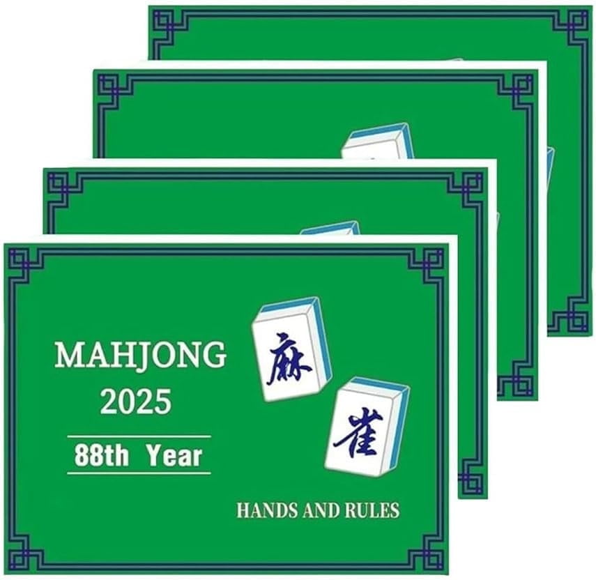 Guvpev Mahjong Cards 2025, Official Standard Hands and Rules Large ...