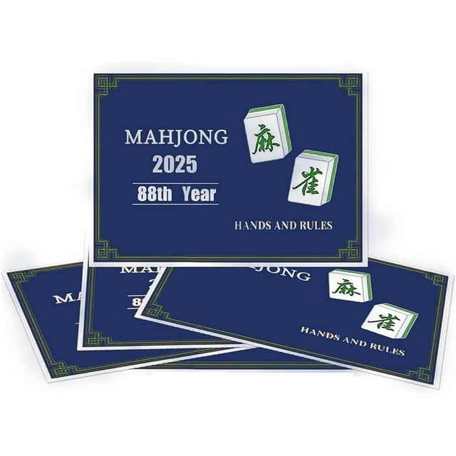 Guvpev Mahjong Carrds 2025, Official Standard Hands and Rules Large ...