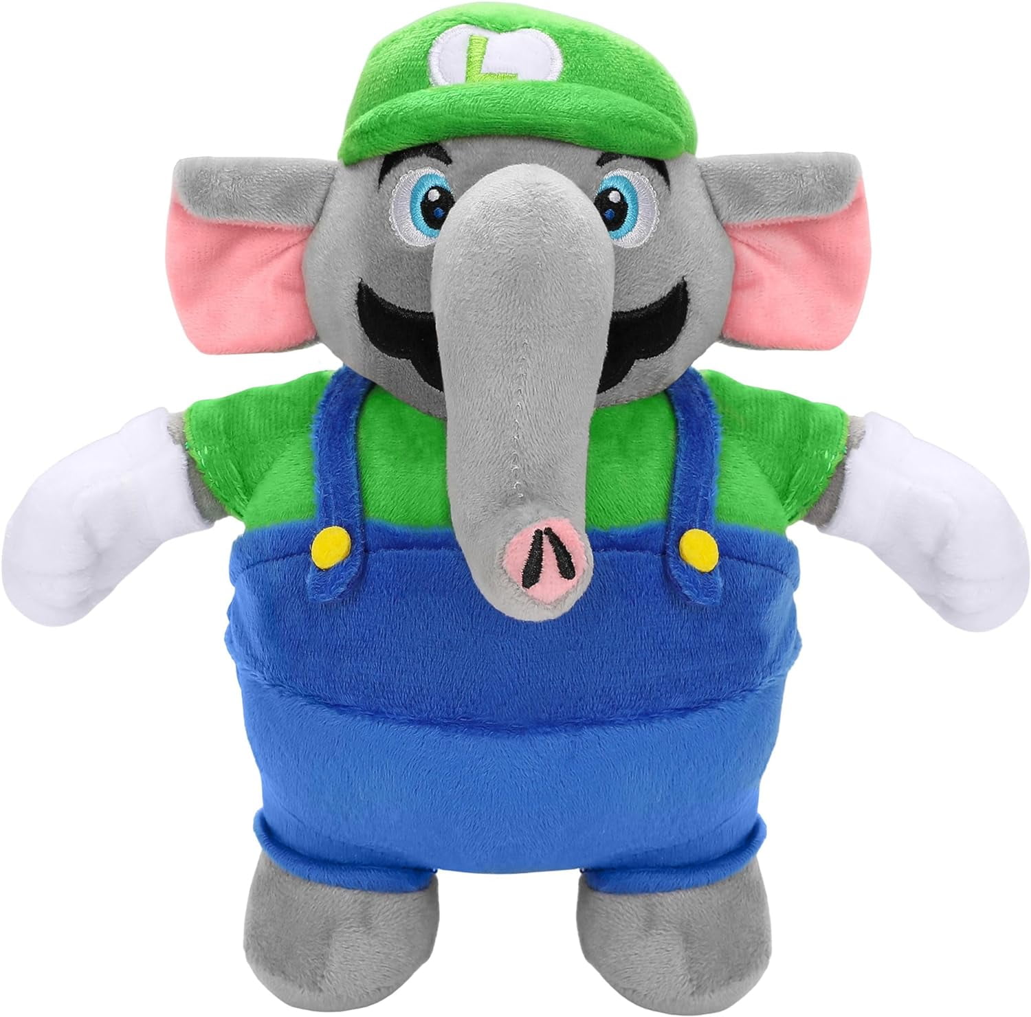 Guvpev Mario Bros Luigi Elephant Plush - 10" Cute Luigi Elephant ...